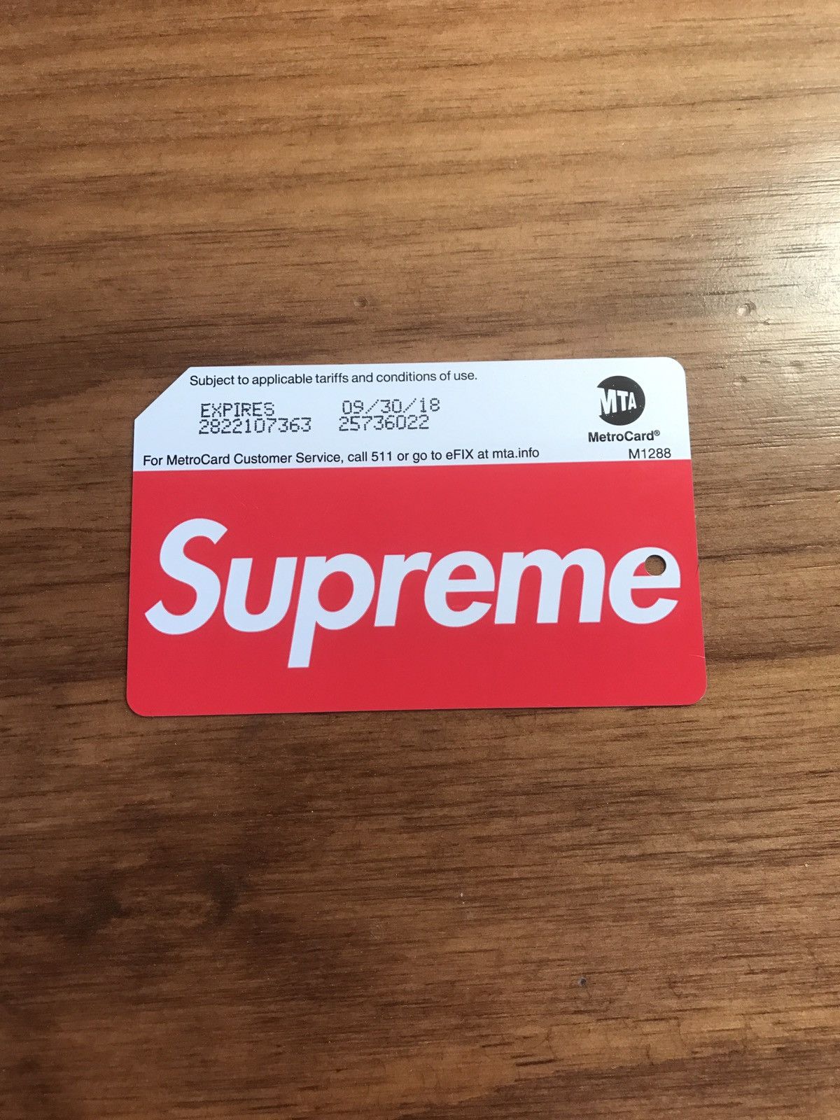 Supreme supreme metro card | Grailed