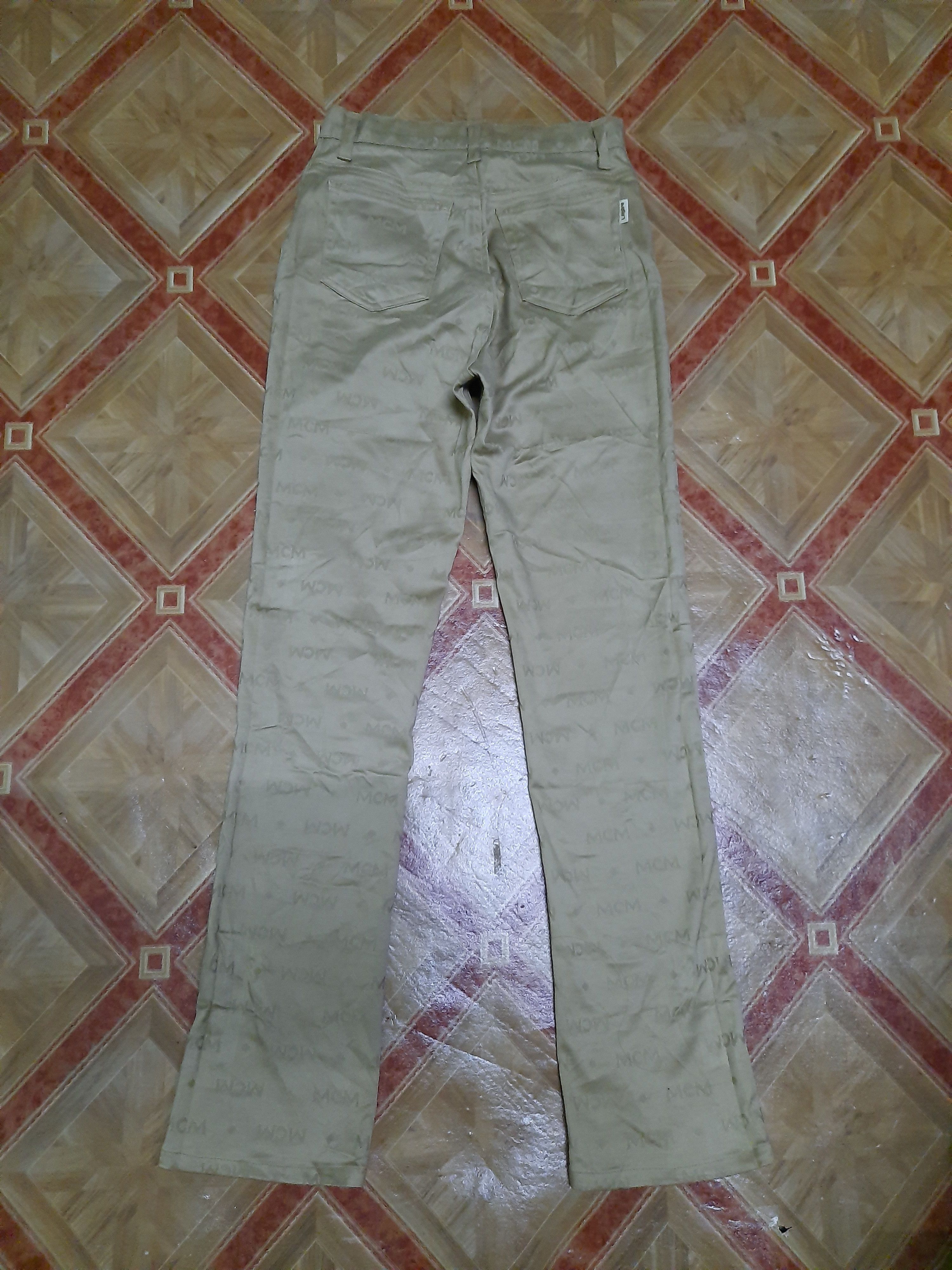 MCM REAR MCM MONOGRAM JEANS | Grailed