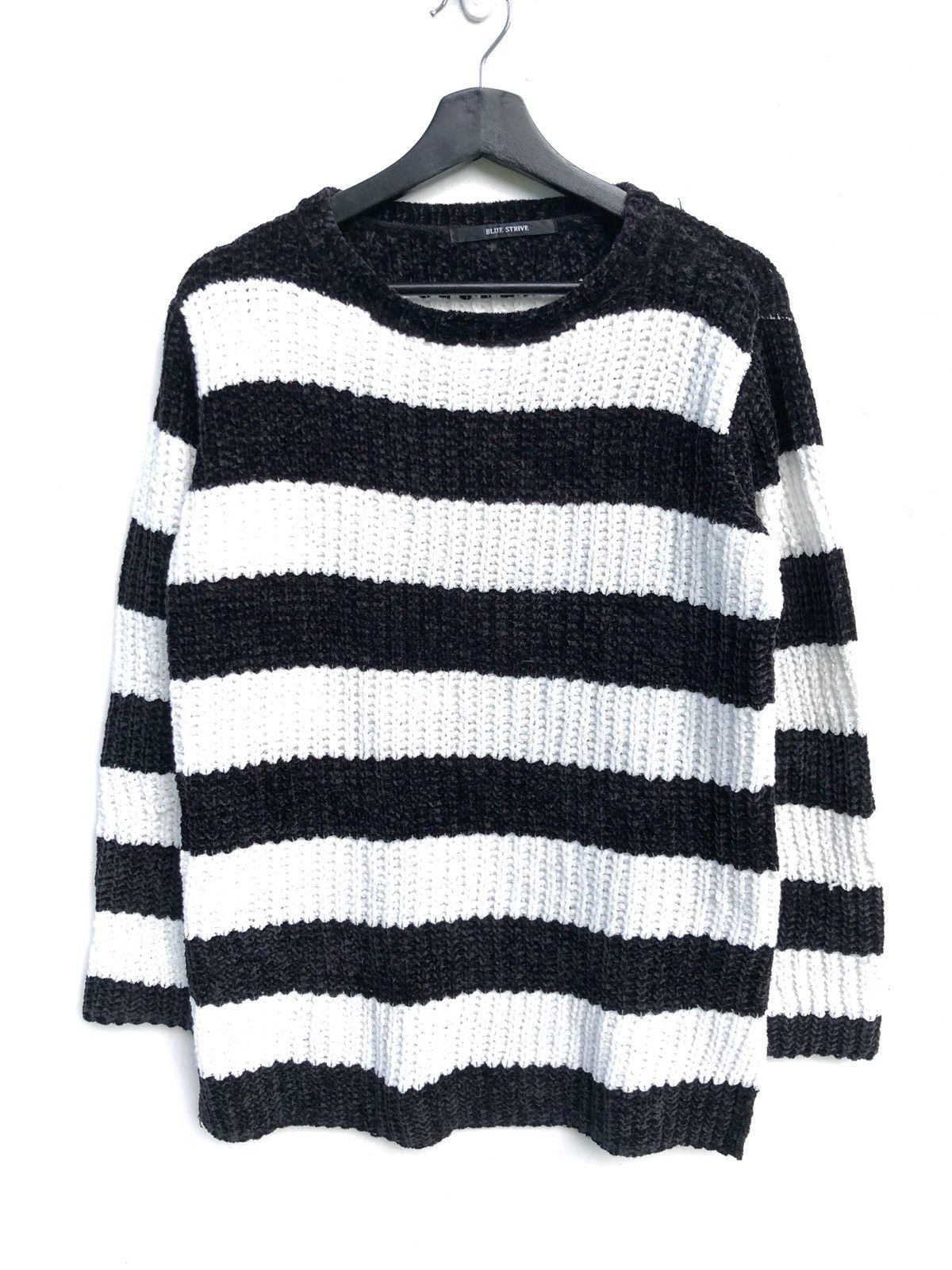 Japanese Brand Japanese Brand Blue Strive Stripes Knit Kurt Cobain ...