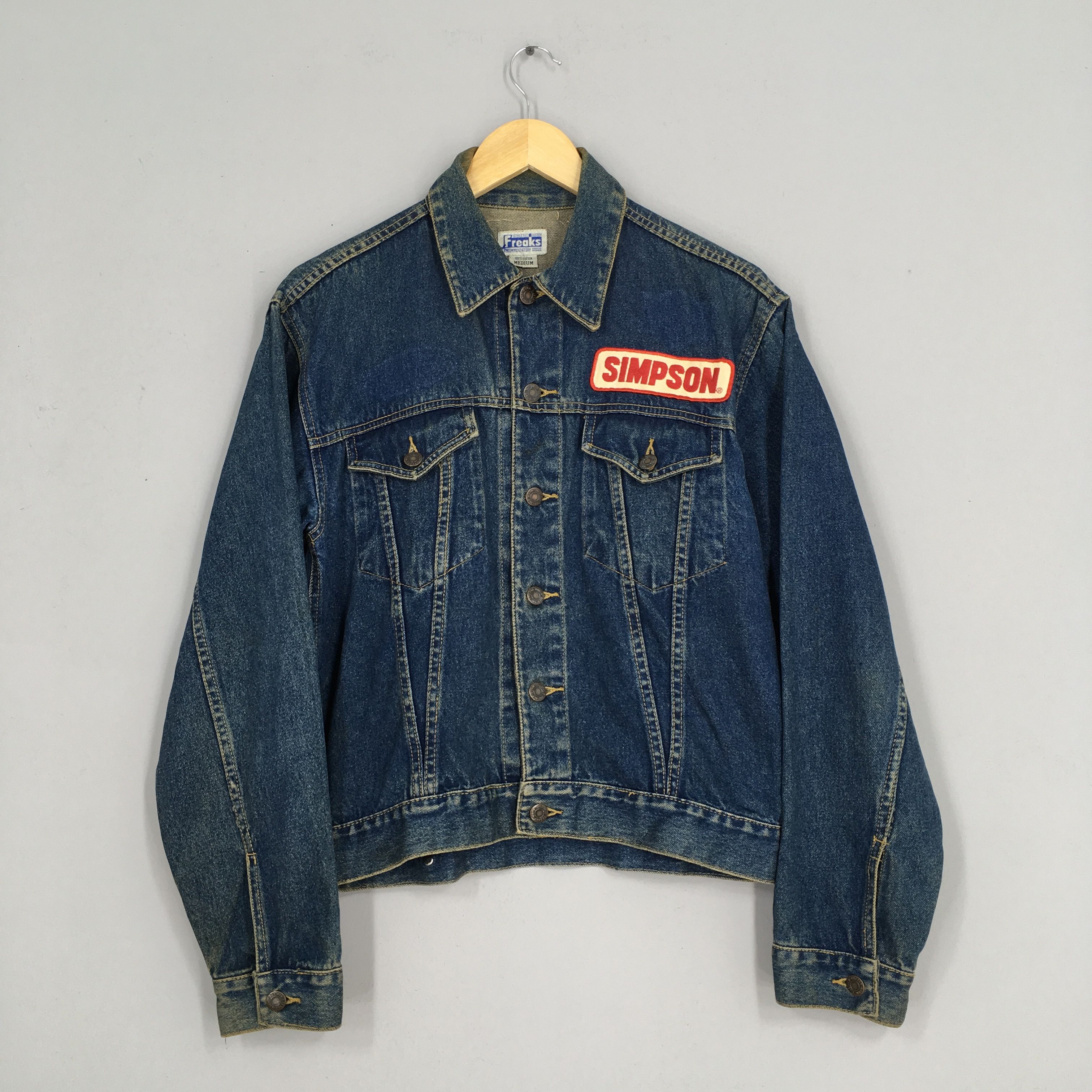 Denim Jacket × The Simpsons × Vintage Vintage 90's Simpson Denim Jeans ...