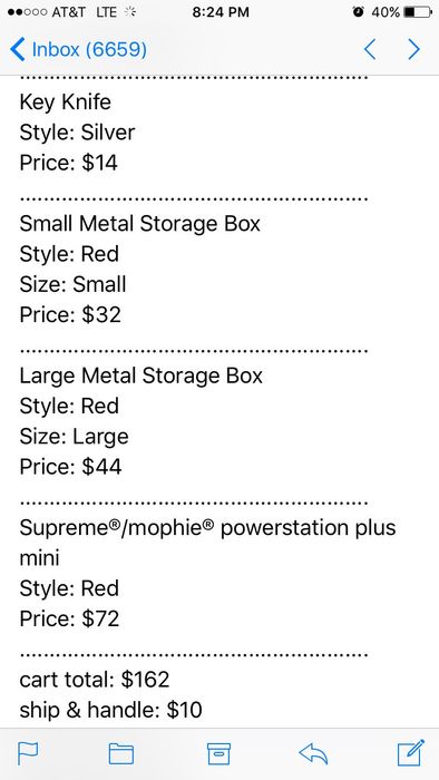 Supreme Supreme Small Metal Storage Box | Grailed