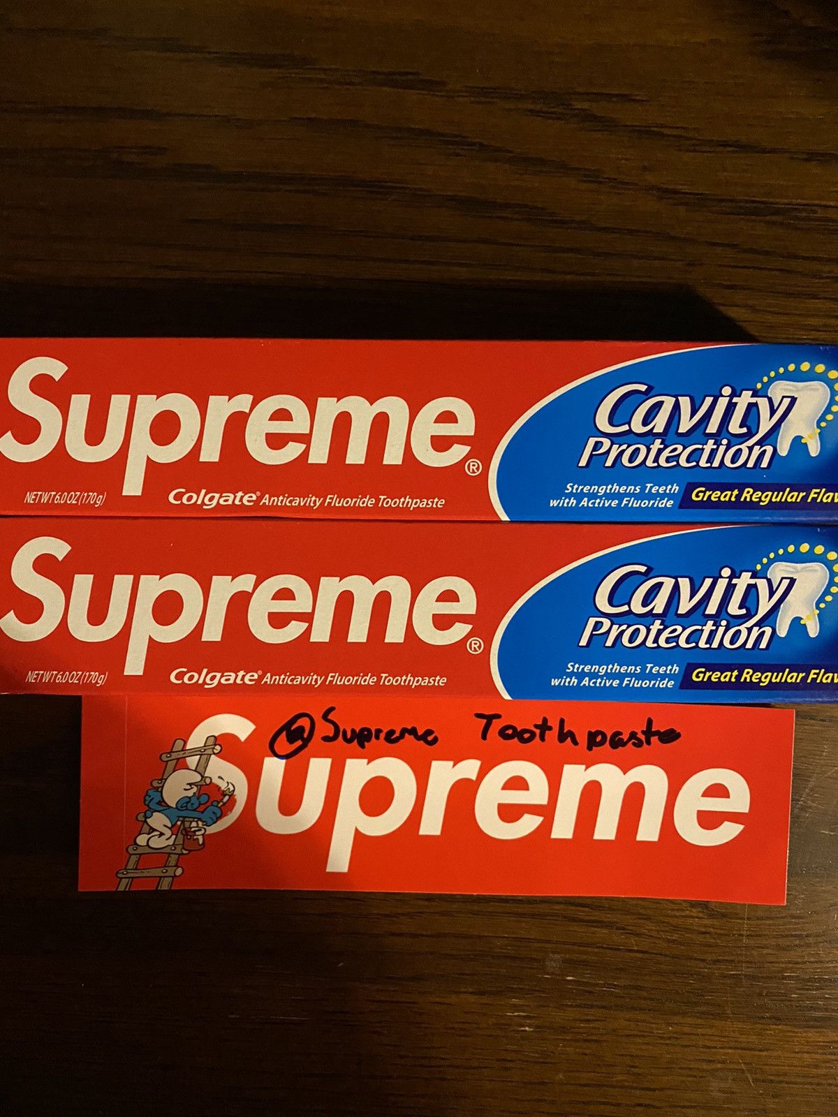 Supreme Supreme x Colgate toothpaste (pack of 2) | Grailed