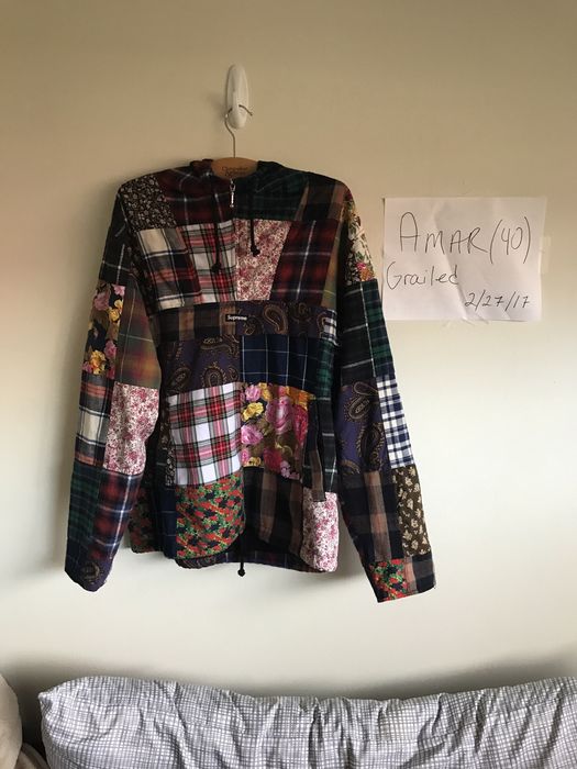Supreme Patchwork Anorak | Grailed