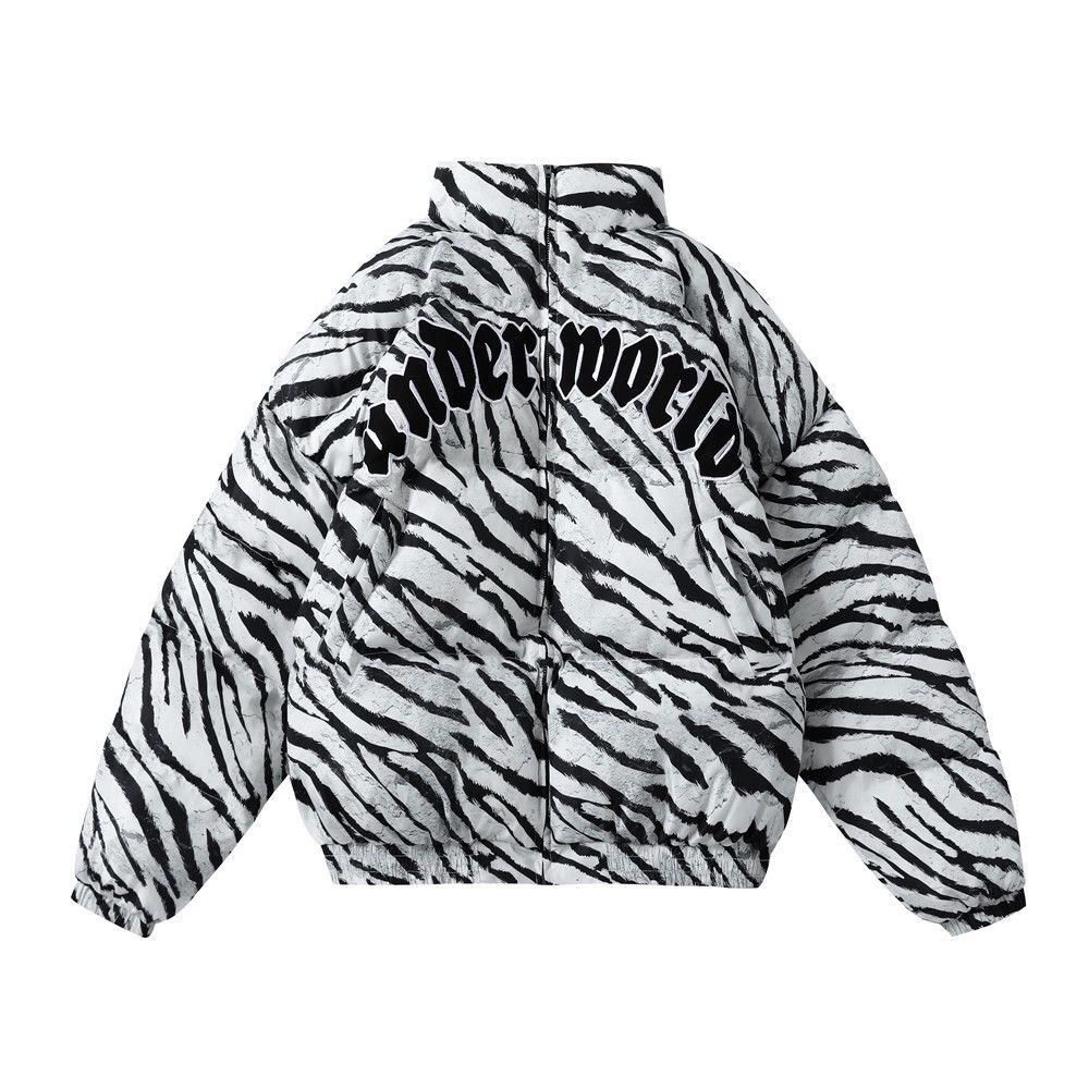 Vintage Underworld Tiger Striper Puffer Jacket | Grailed