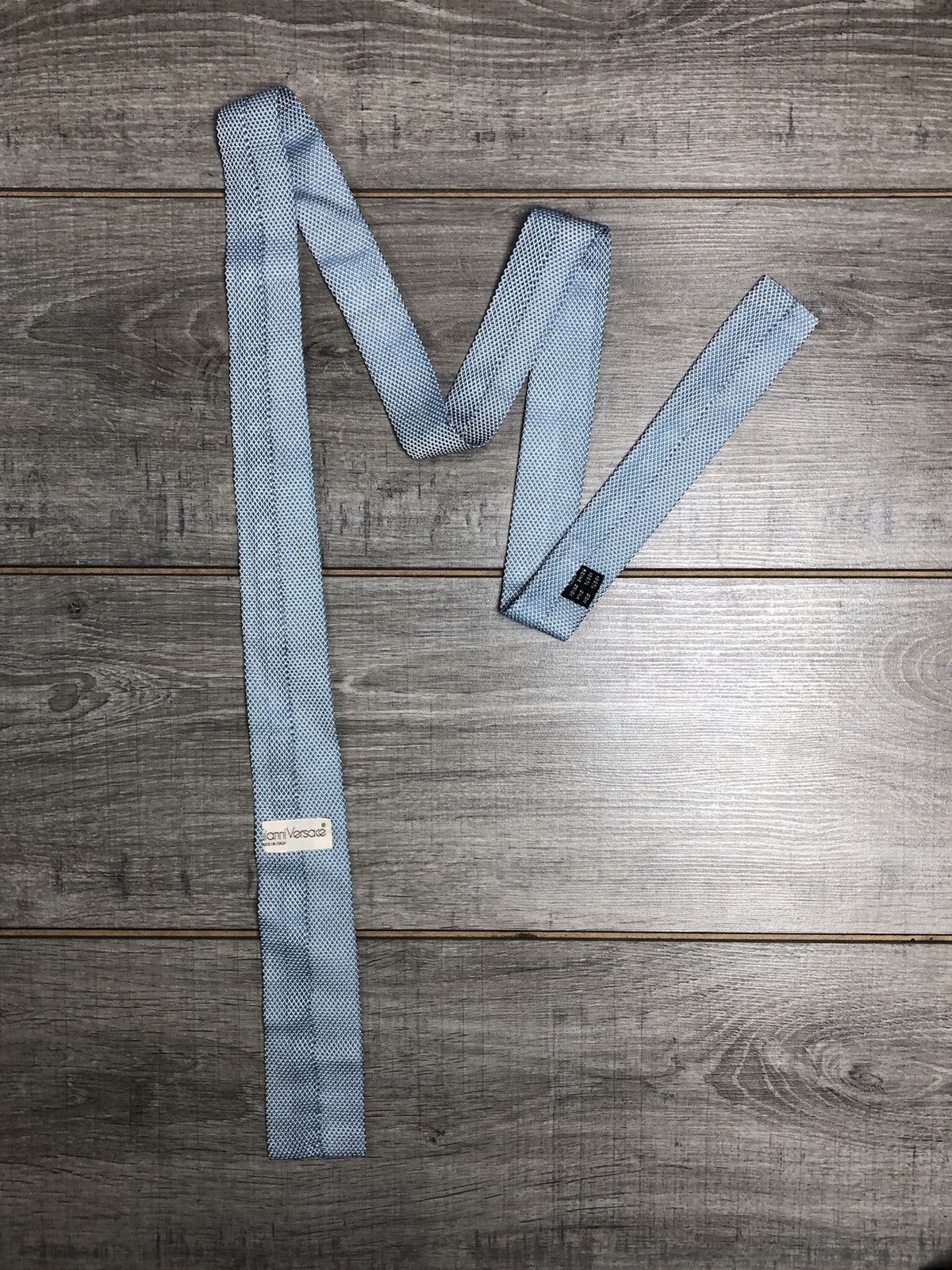 Luxury × Versace × Vintage Vintage 80s Versace Square Silk Tie Rare ...