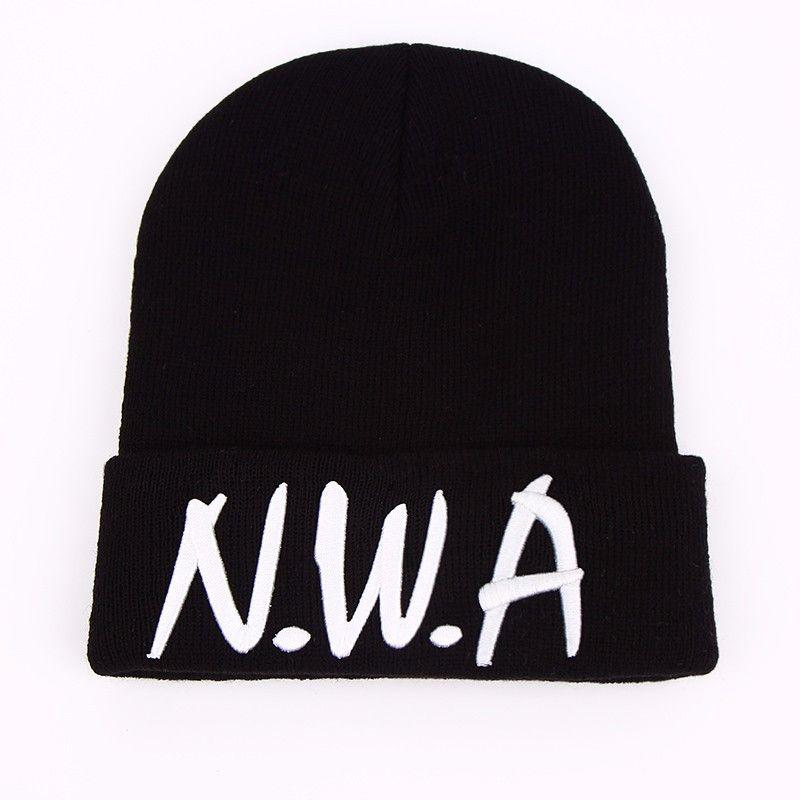 Custom NWA Custom Made Black Beanie Skull Cap | Grailed