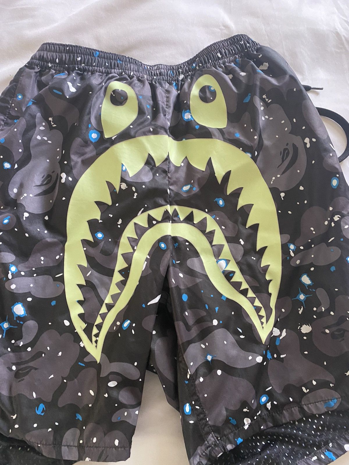 Bape Bathing Ape Shark Shorts Bathing Suit | Grailed