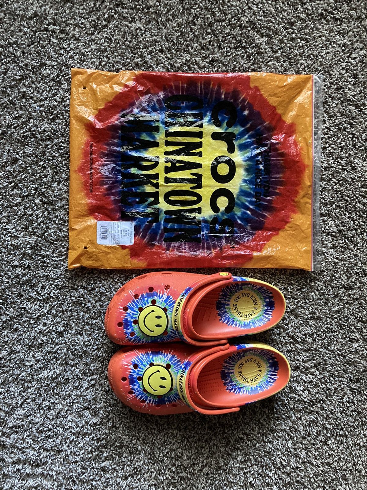 Crocs Chinatown Market Tie Dye Crocs (ComplexCon 2019) | Grailed
