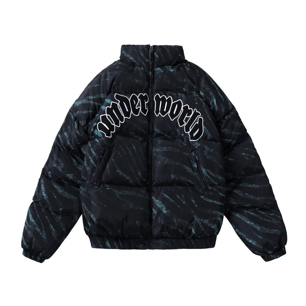 Japanese Brand × Vintage Underworld Tiger Striper Puffer Jacket | Grailed