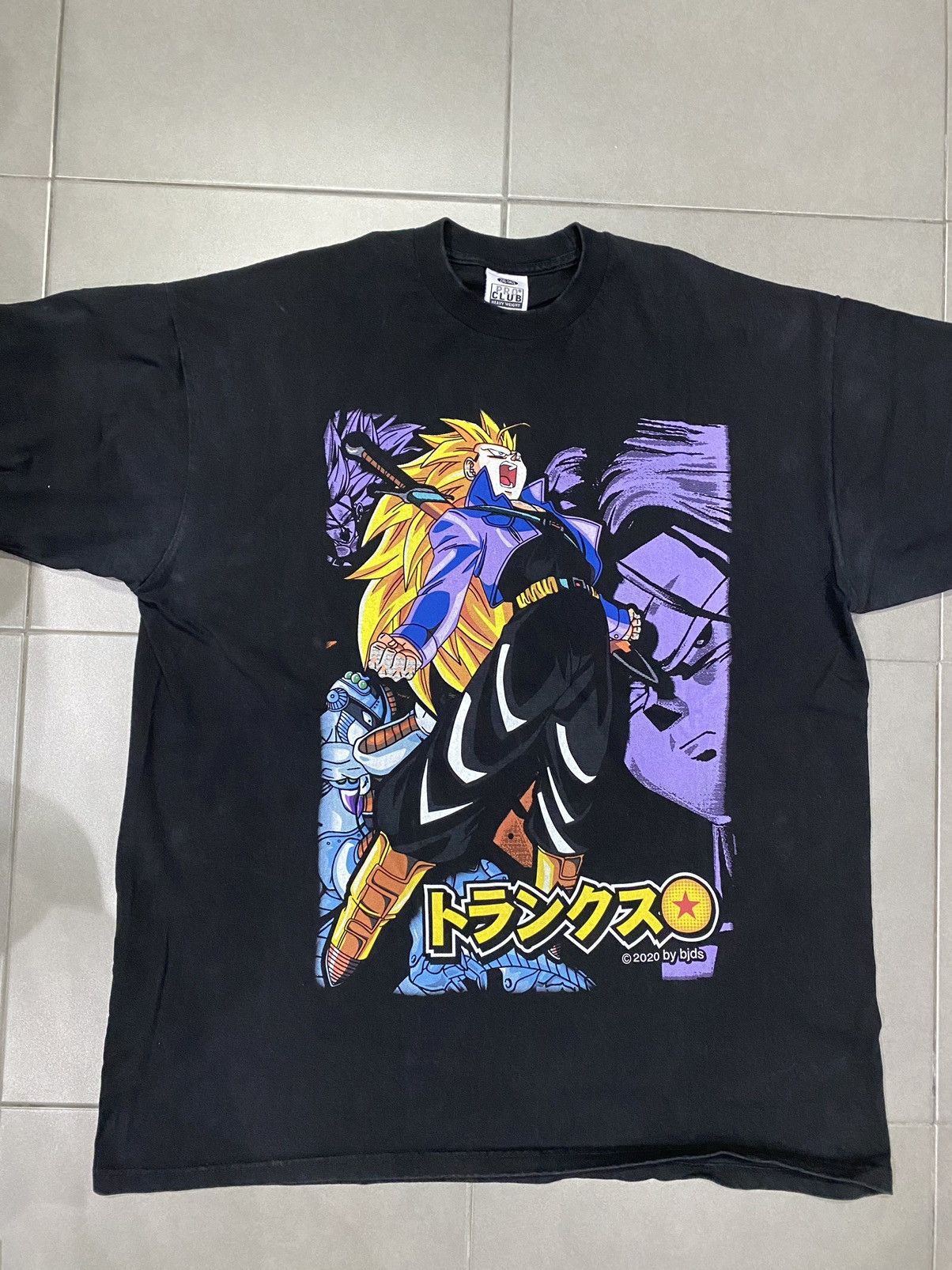 Comics × Streetwear Dragonball Z Bootleg Trunks Anime Manga Goku 90s ...