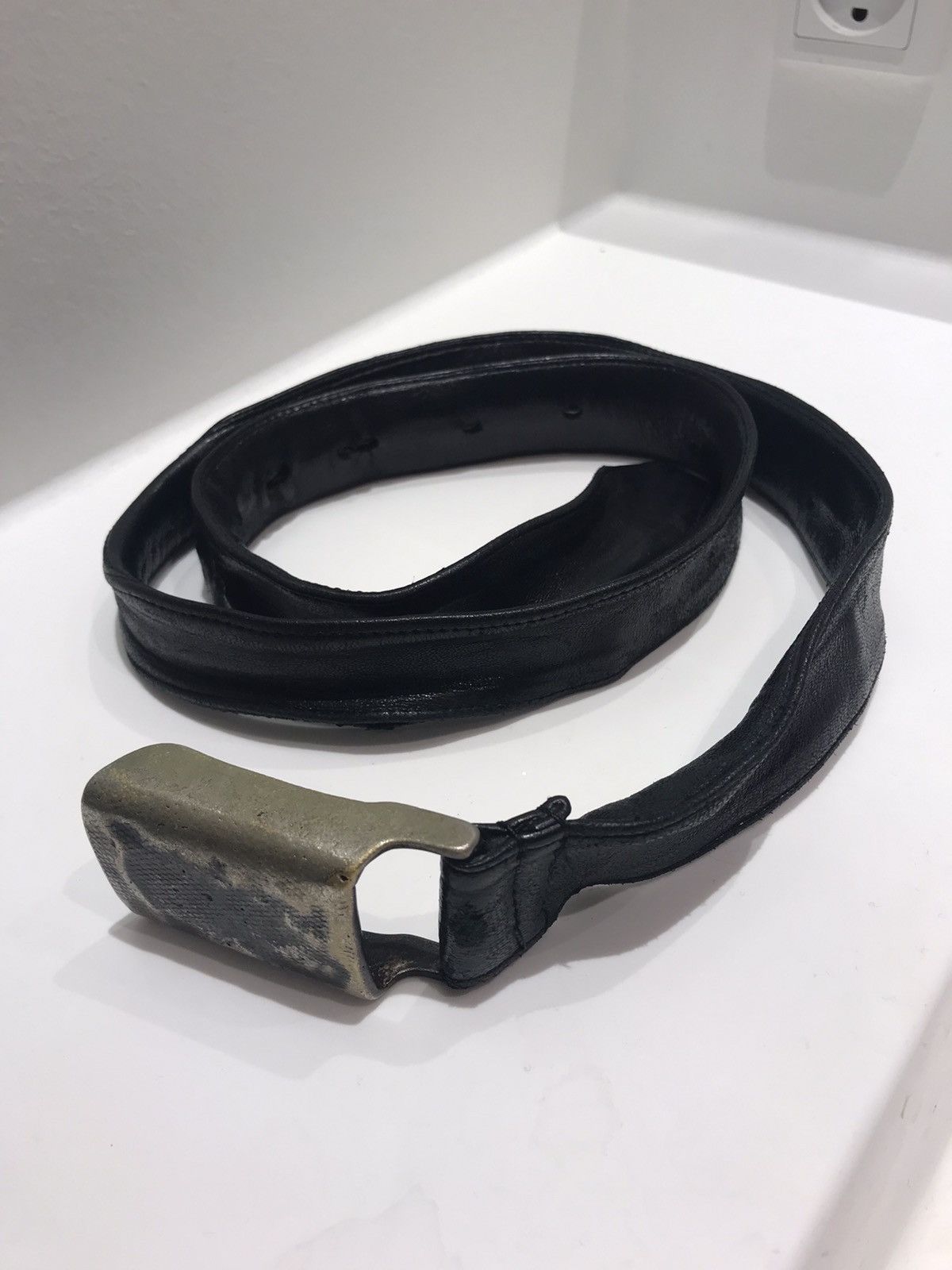 Julius Metal core heavy buckle belt | Grailed