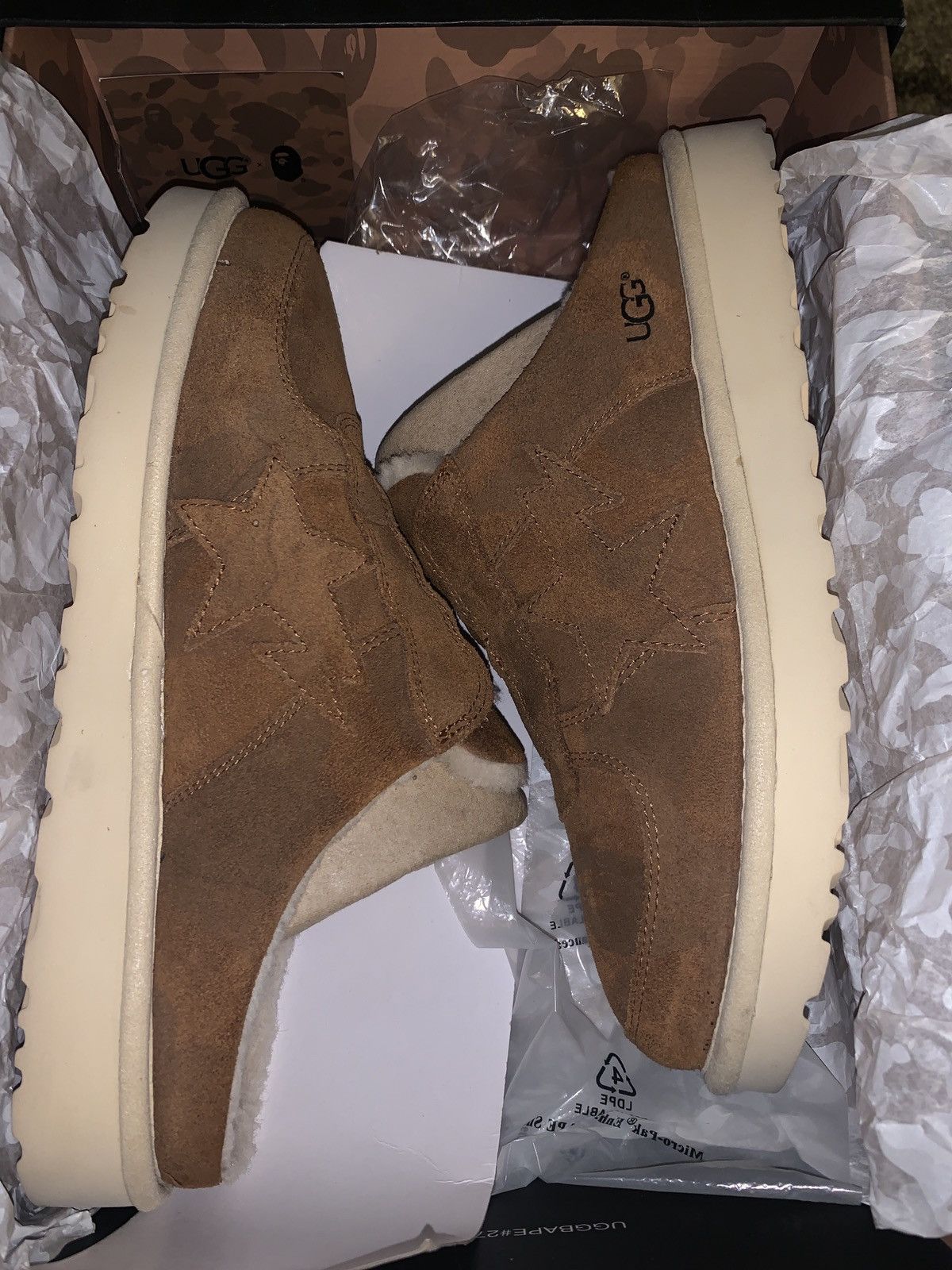 Bape × Ugg Men’s Bape x Ugg Slippers | Grailed