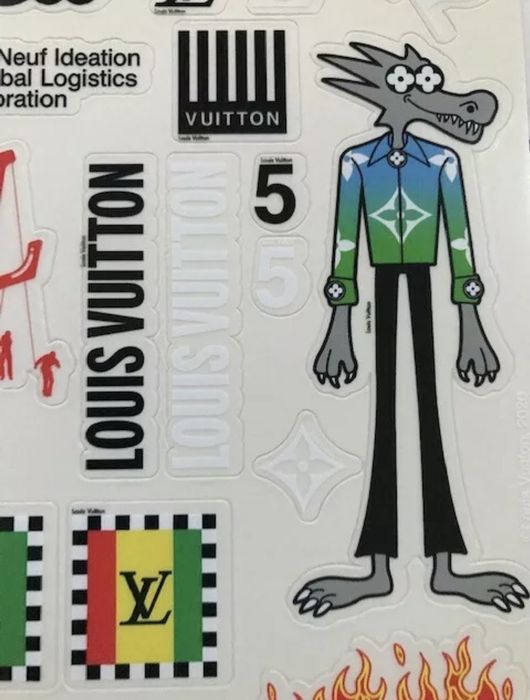Louis Vuitton S/S 2021 Louis Vuitton Exclusive VIP Sticker Sheet | Grailed