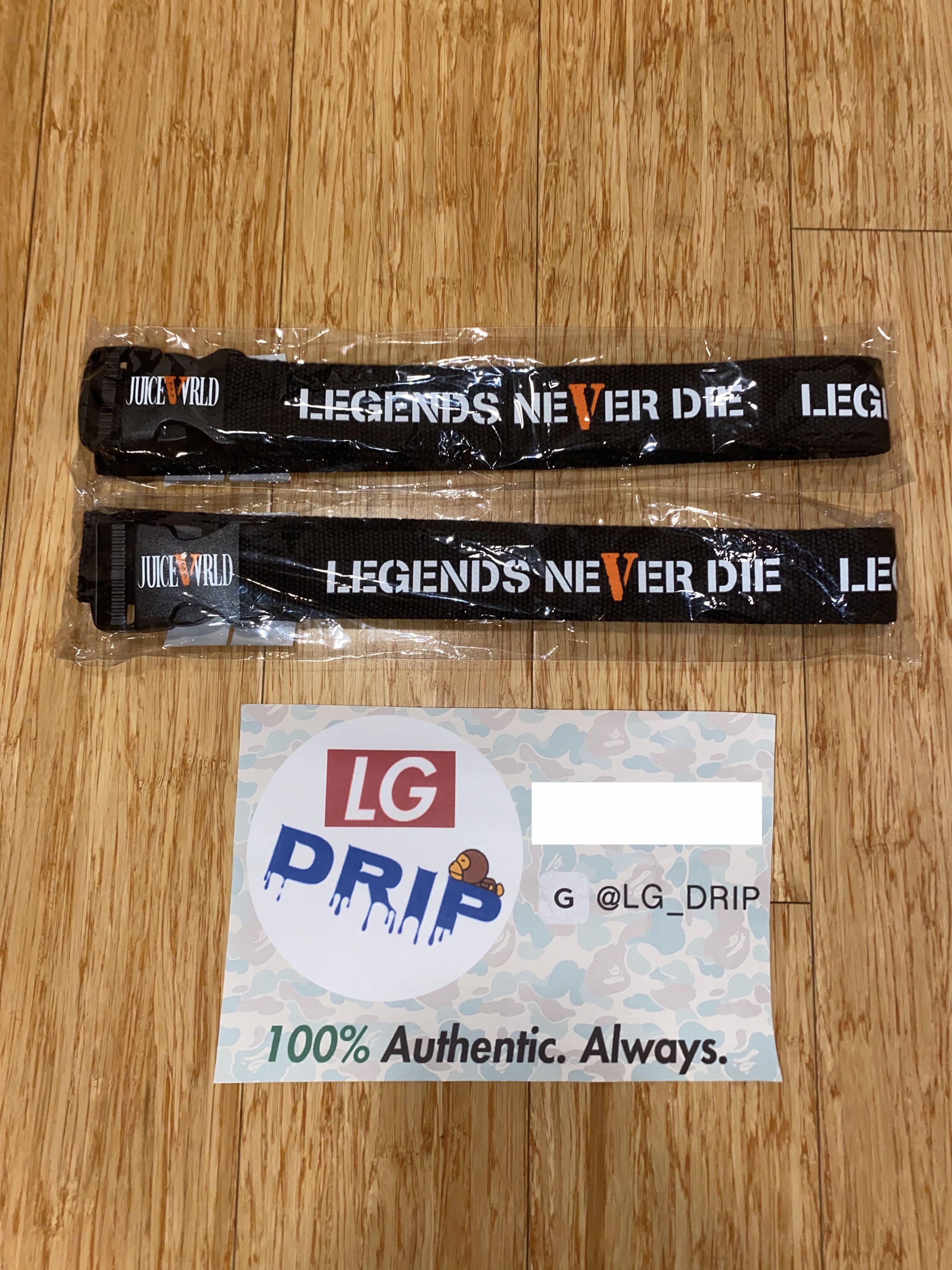 999 Club × Vlone Vlone x Juice WRLD Legends Never Die Belt | Grailed