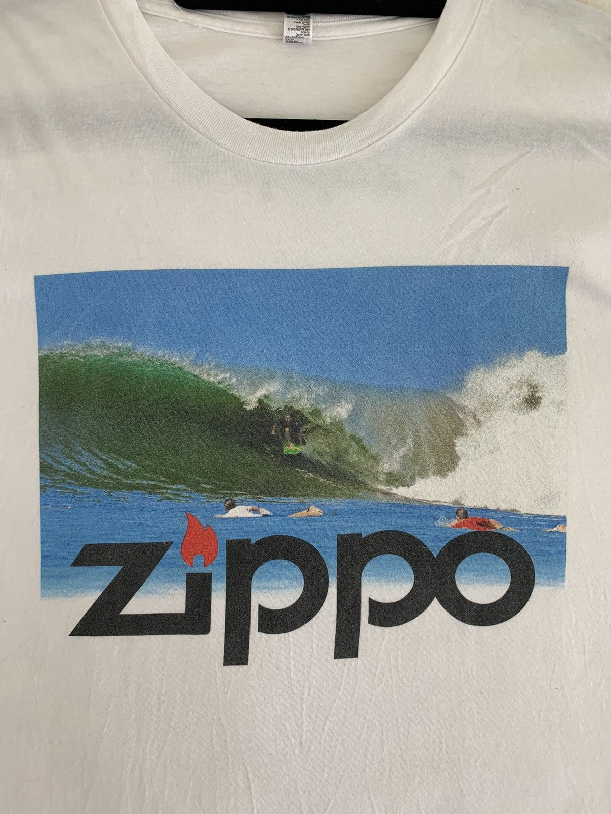 Vintage × Zippo Vintage beach surf zippo Tshirt | Grailed