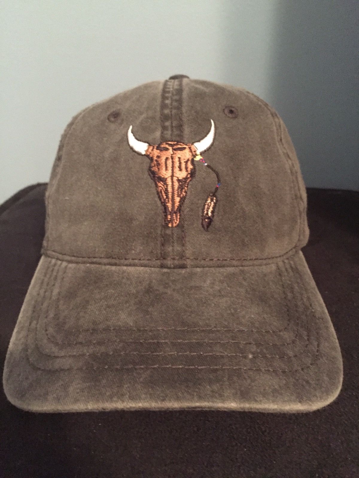 Travis Scott Travis Scott Rodeo Hat Longhorn Washed Cap | Grailed