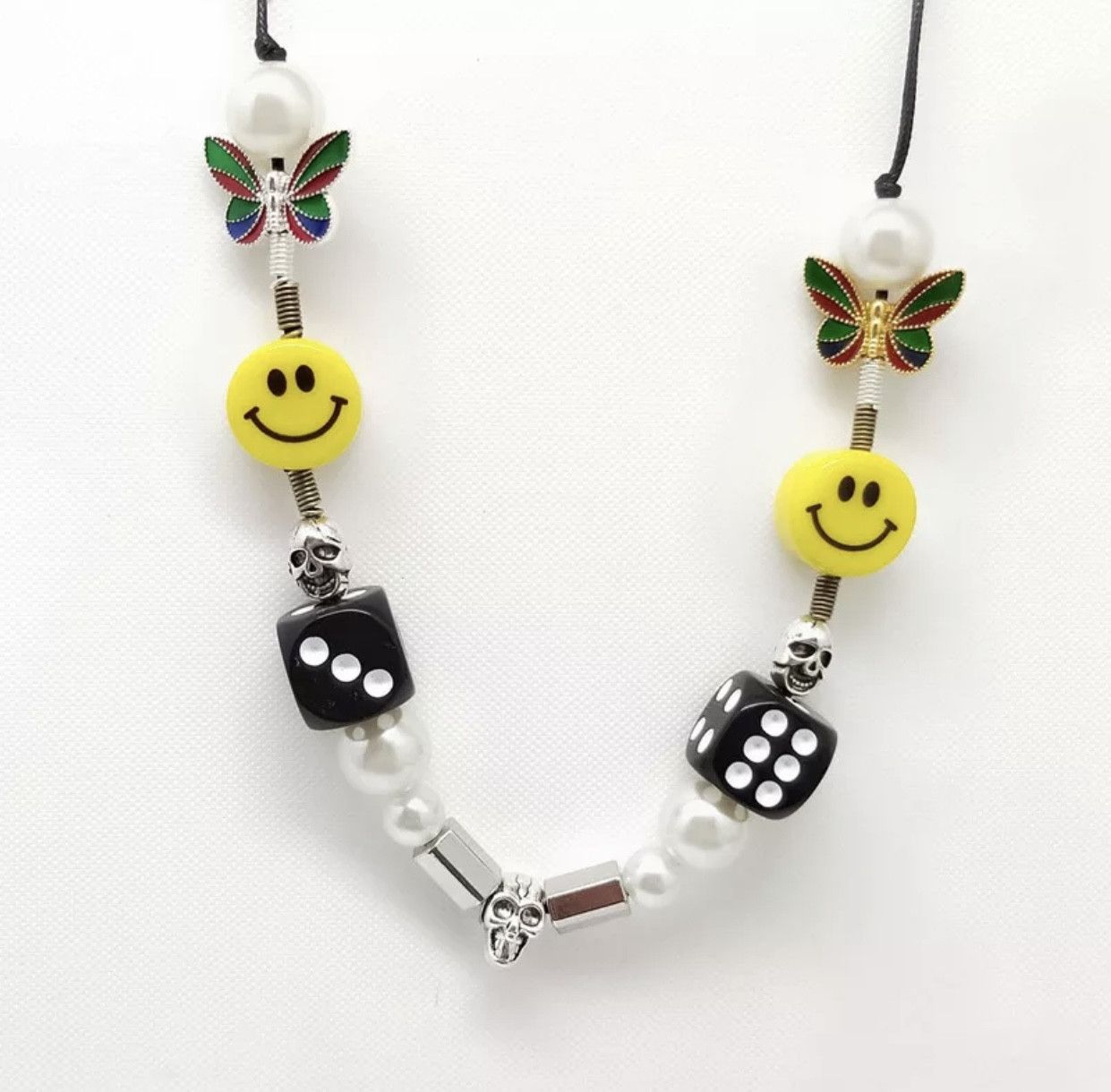 Streetwear Brand New Travis Scott Smiley Pendent Chain Necklace | Grailed