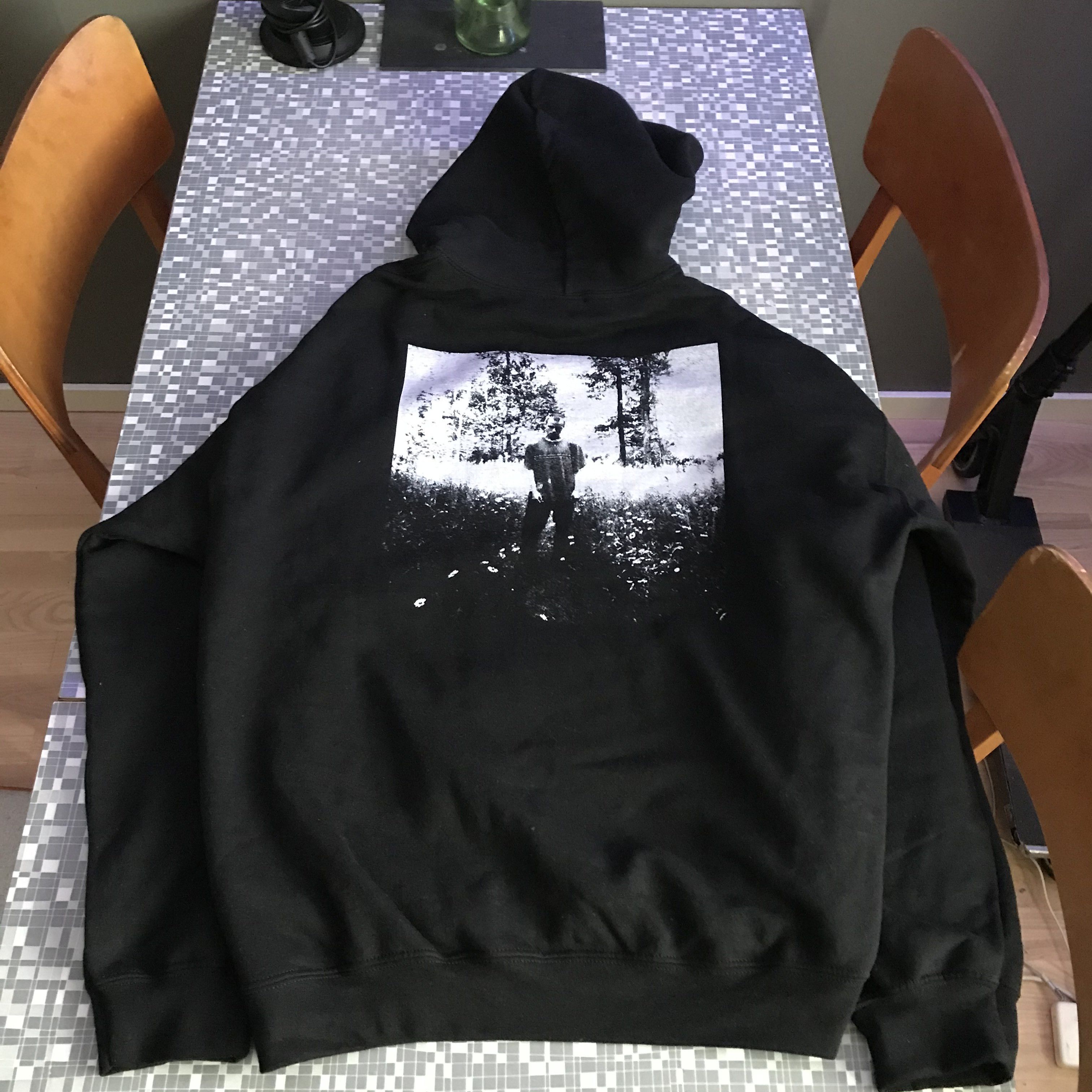 Corbin Corbin Spooky black Ice boy Mourn tour hoodie | Grailed