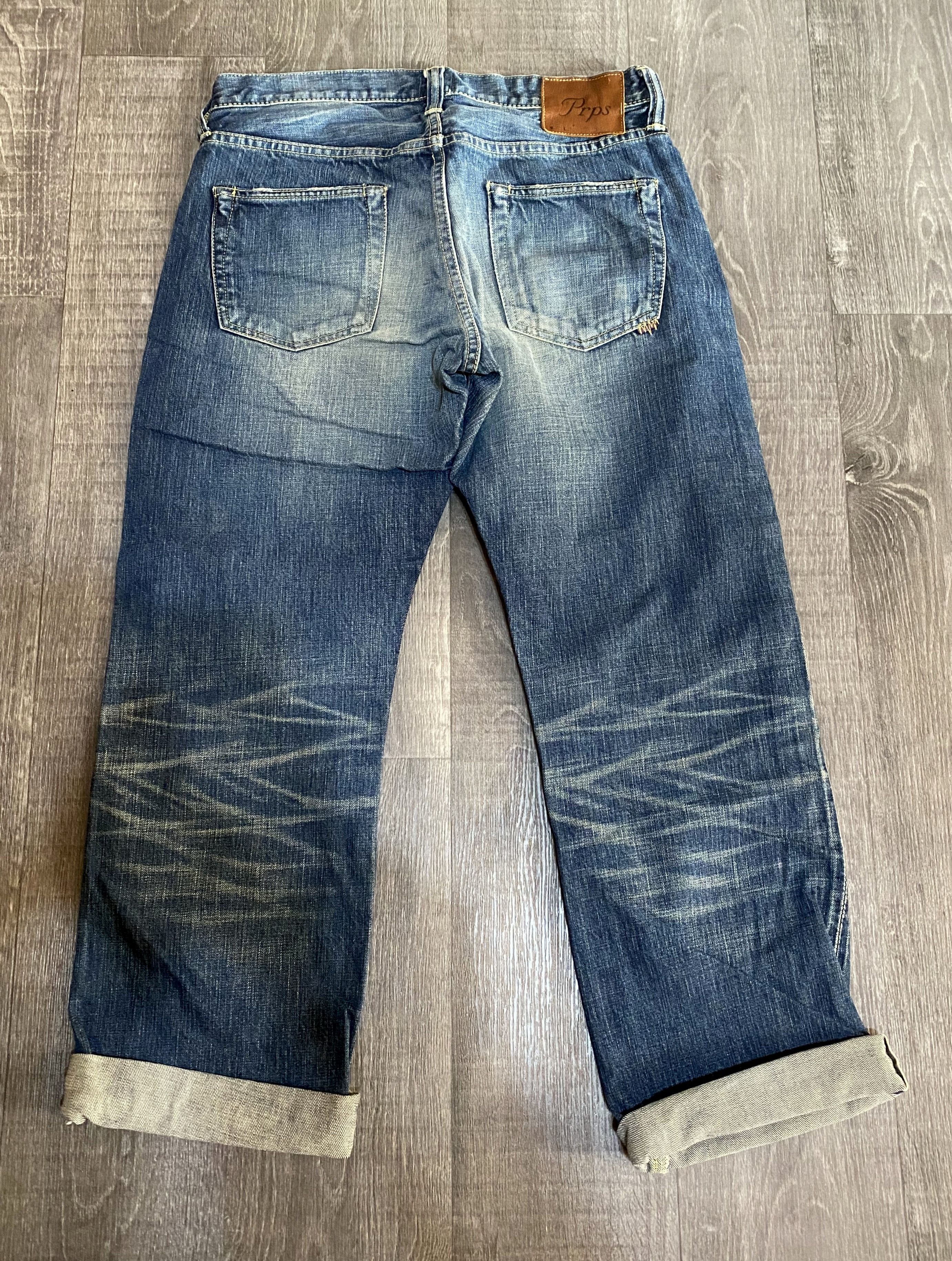Prps PRPS Purple Selvedge Denim Button Jeans RARE | Grailed