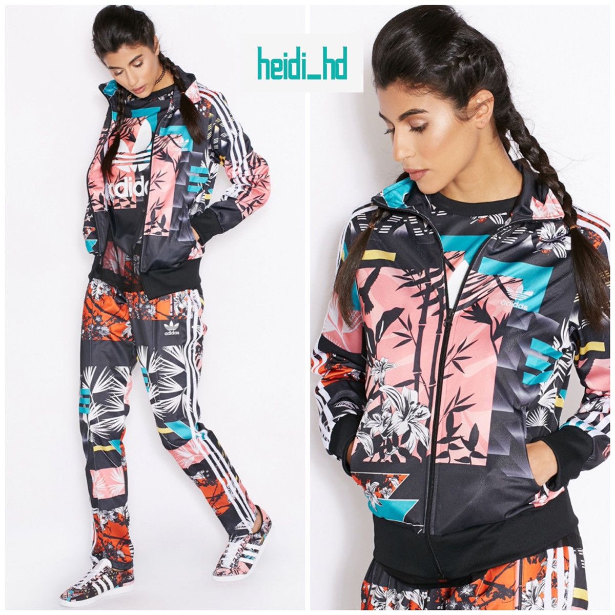 Adidas Adidas Originals Firebird Floral Print Set | Grailed
