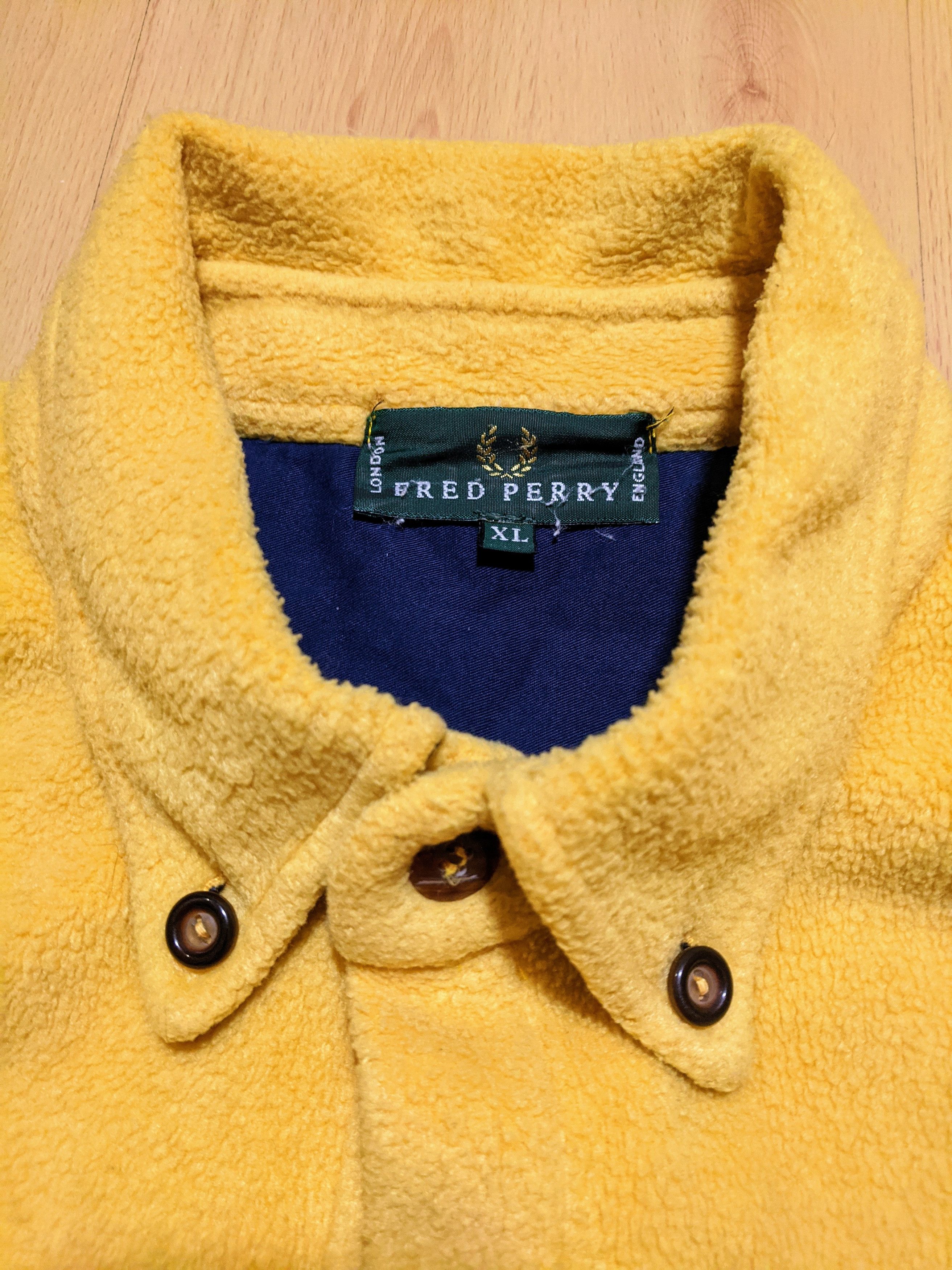 Fred Perry Vintage Fred Perry Fleece Shirt XL | Grailed