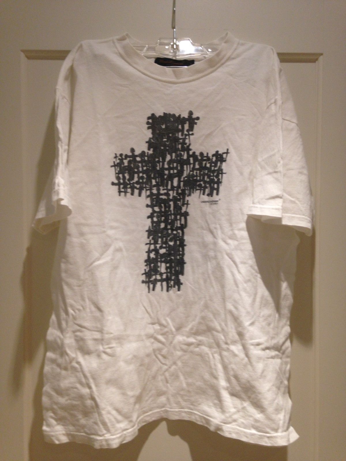 Undercover White Cross Tee | Grailed