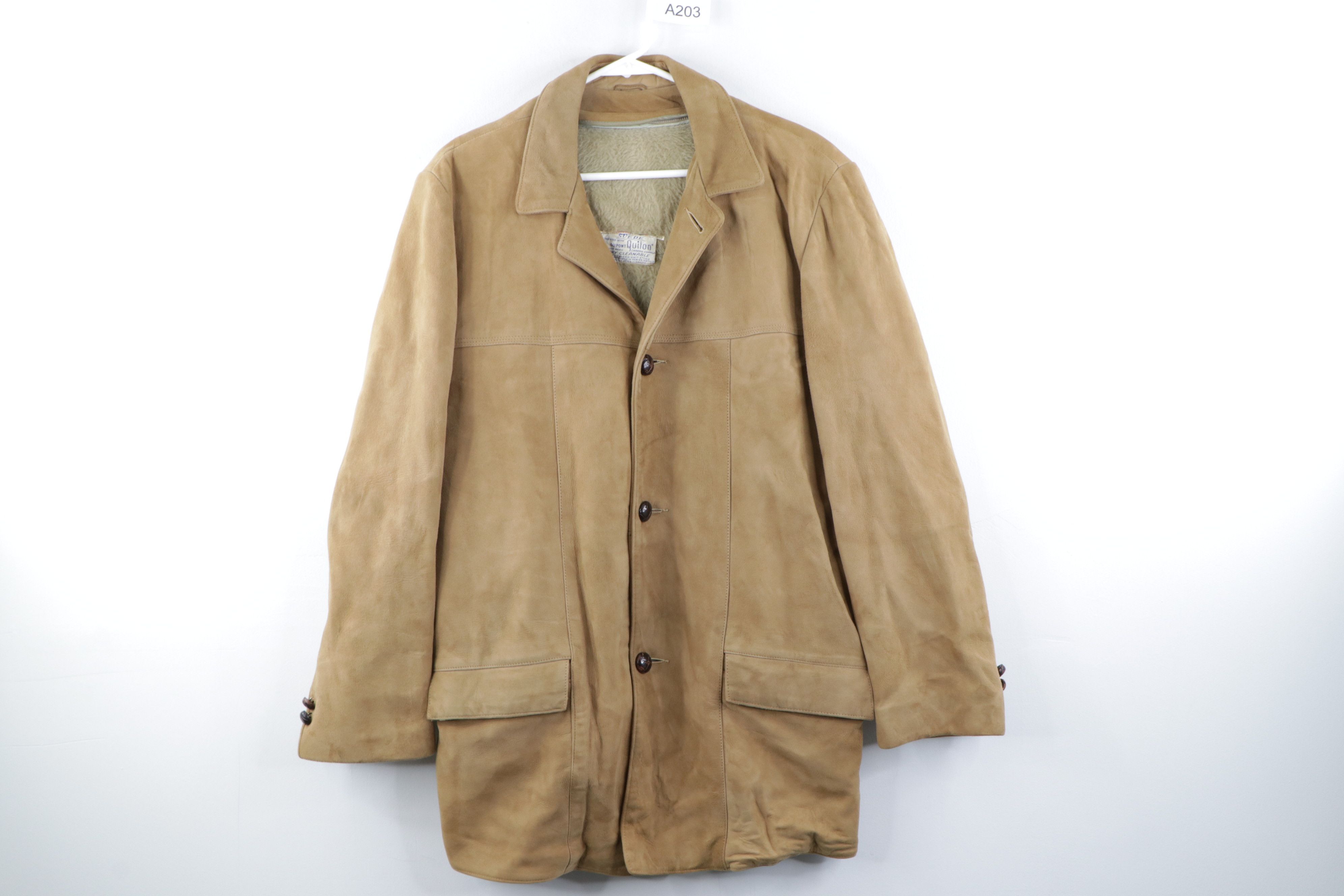 Vintage Vintage 70s Rockabilly DuPont Quilon Suede Leather Jacket | Grailed