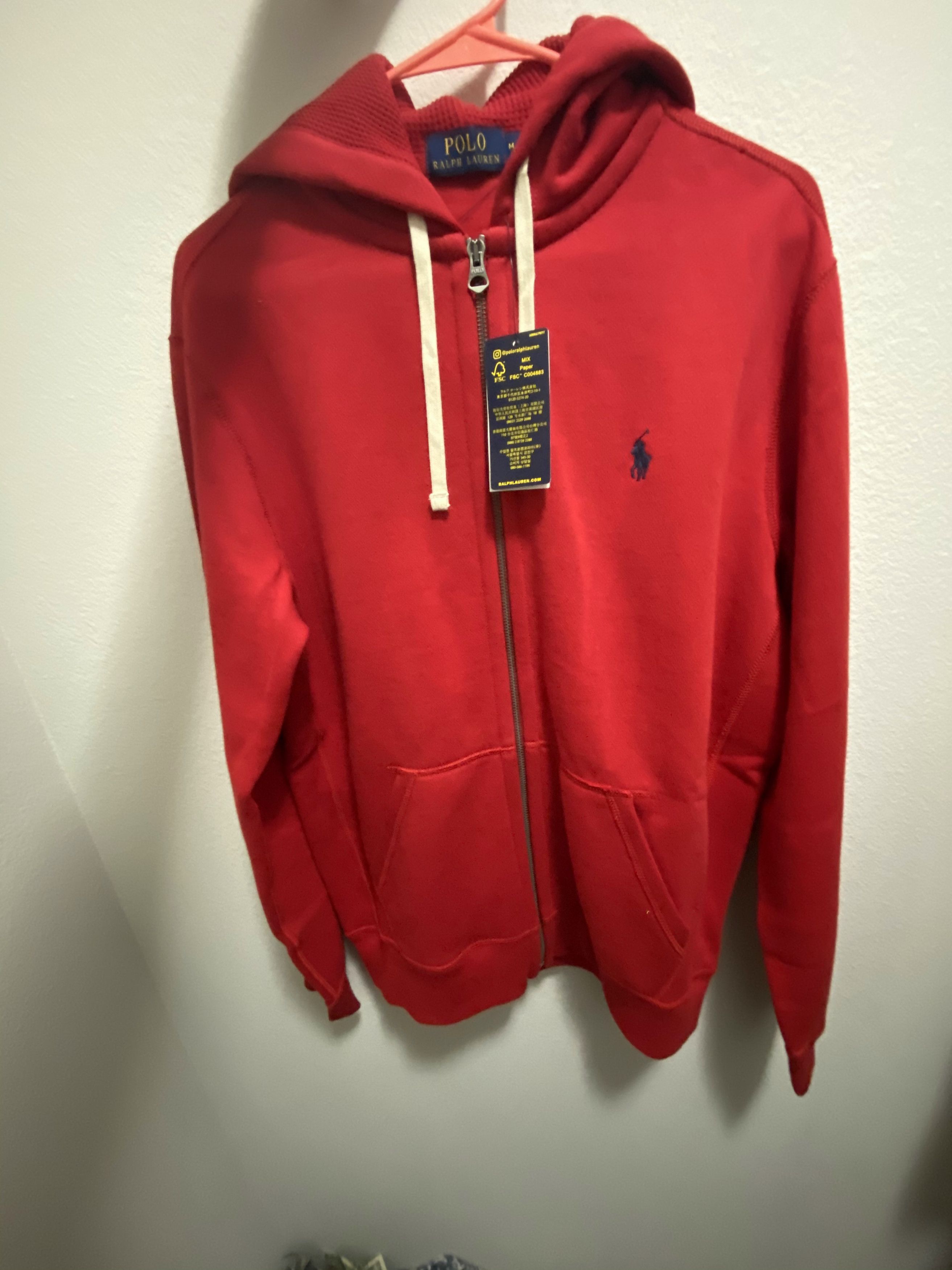 Polo Ralph Lauren Red Polo Hoodie | Grailed