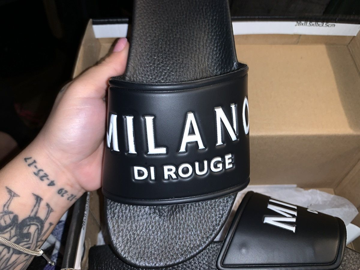 Milano Uomo Milano Di Rouge Simba Slides | Grailed