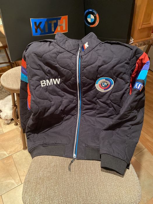 Kith Bmw Quilted Racing jacket | Grailed