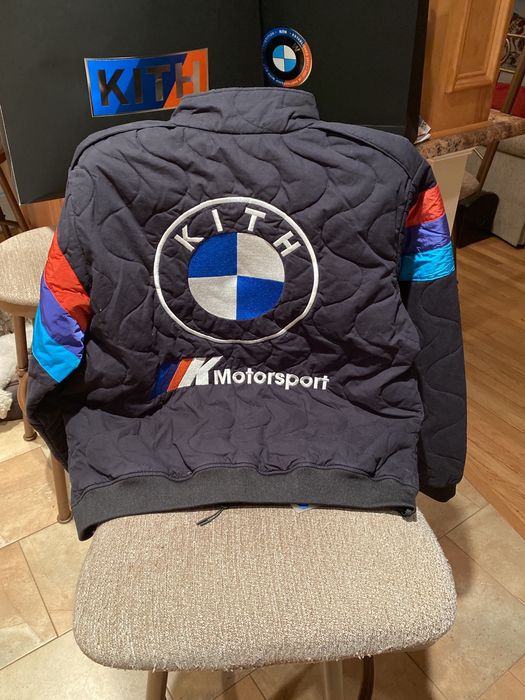 Kith Bmw Quilted Racing jacket | Grailed