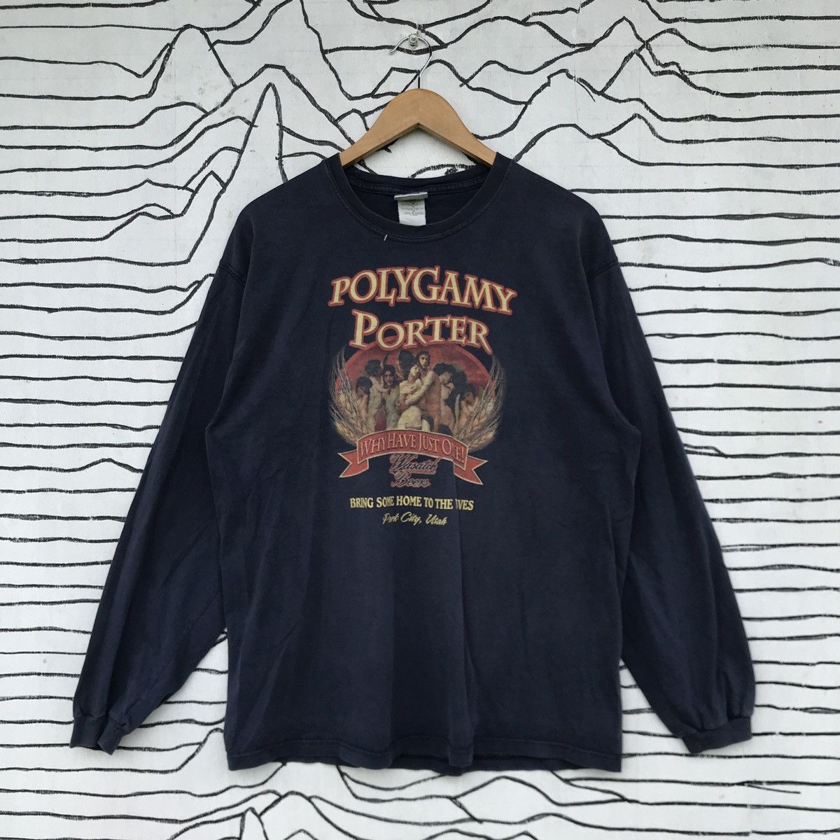 Streetwear × Vintage Vintage Polygamy Porter Tshirt Long Sleeve X-Large ...
