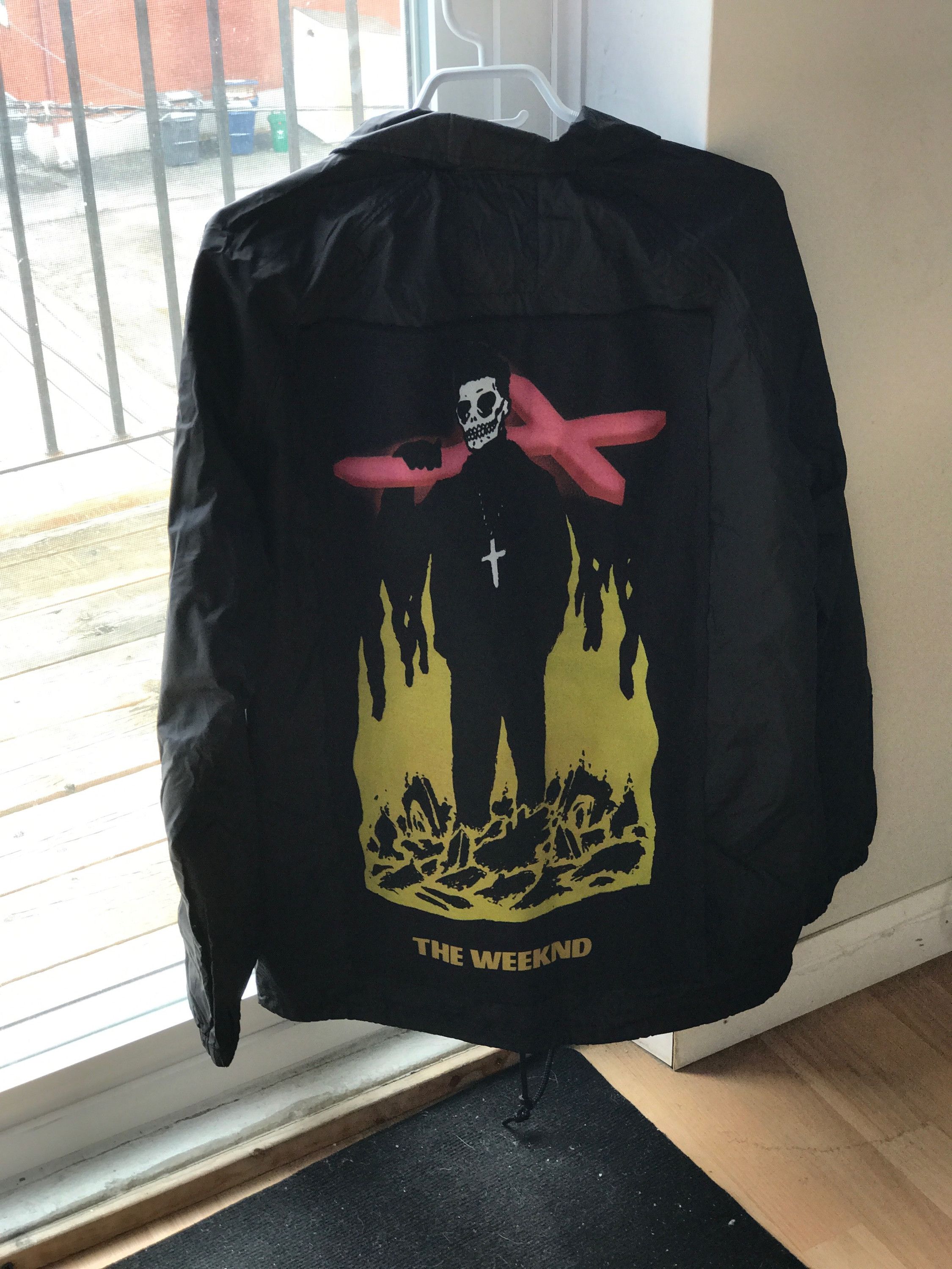 The Weeknd The Weeknd XO x Starboy Cross Patch Anarchy Coaches Jacket ...