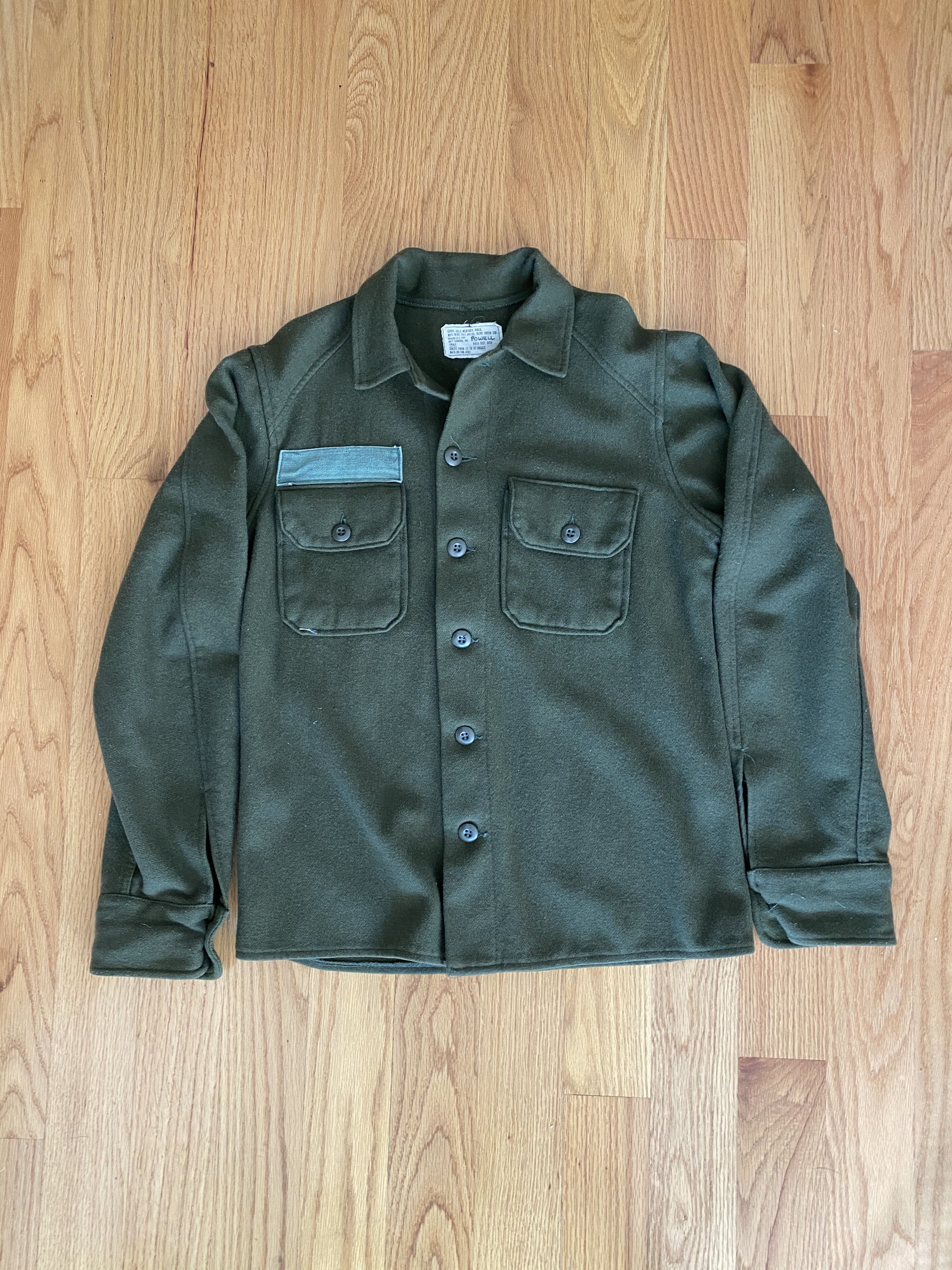 Military × Vintage Vintage Wool Army Military Surplus Field Shirt | Grailed