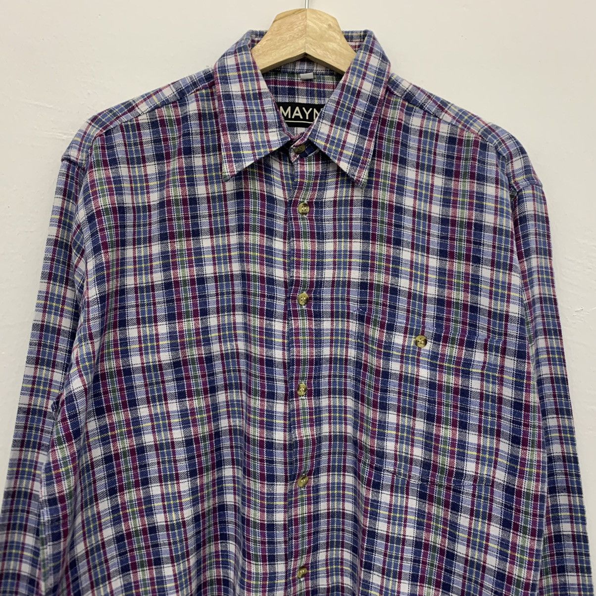 Vintage Mayne Checkered Shirt | Grailed