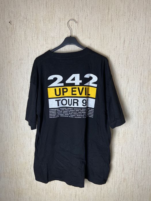 Vintage Front 242 Up Evil Tour 1993 Band Tee Shirt | Grailed