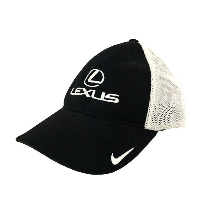Nike Lexus Nike Golf Flex Fit Adjustable White Black Hat | Grailed