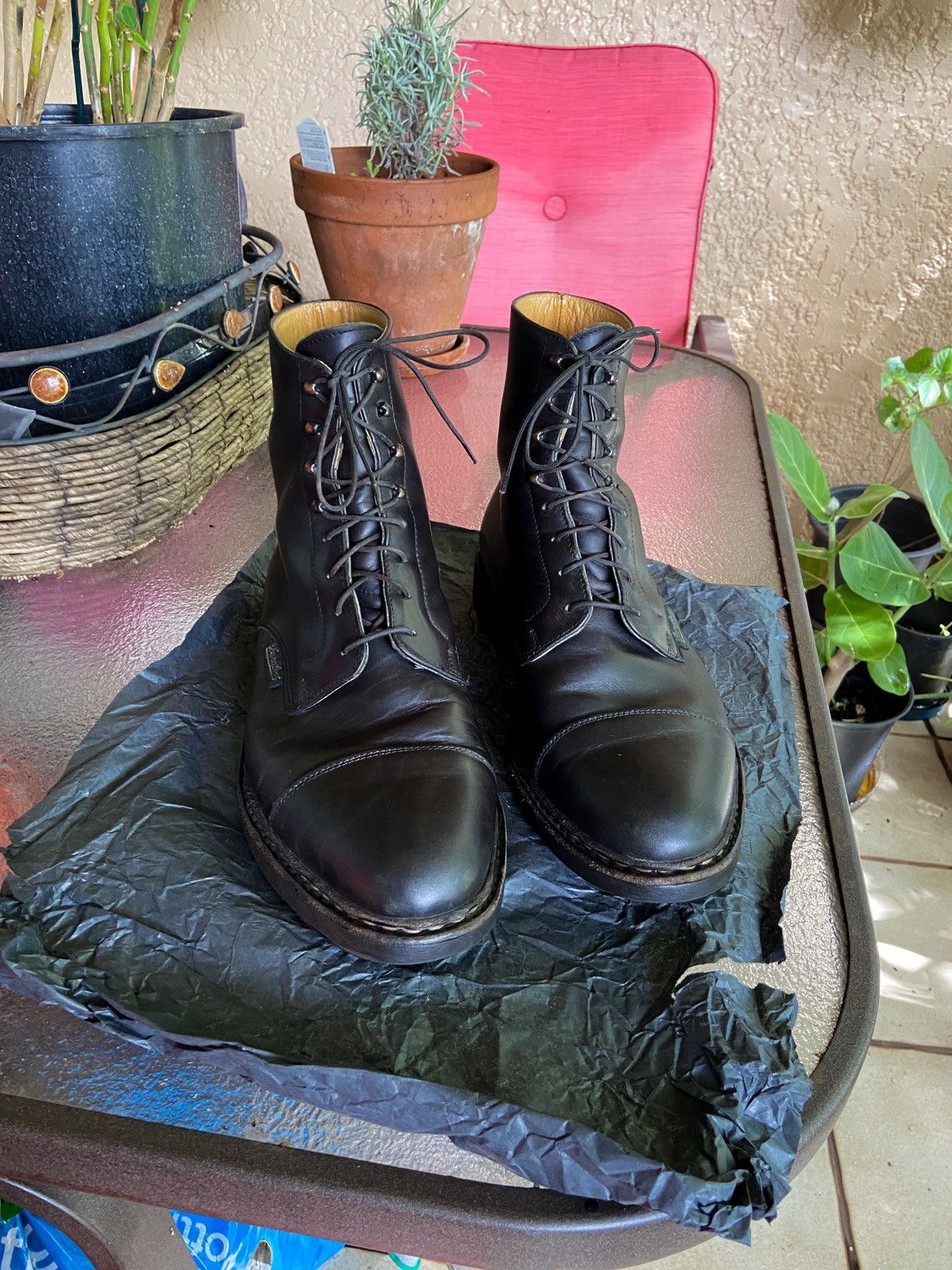 Paraboot Paraboot Neuilly Combat Boots | Grailed