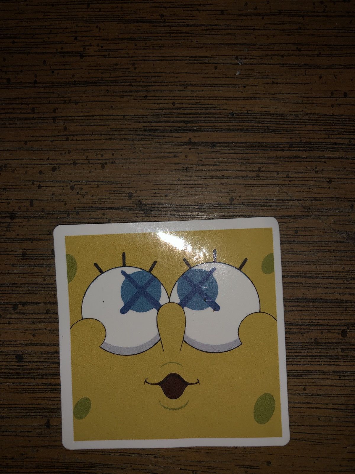 Kaws × Stickers Kaws spongebob sticker | Grailed