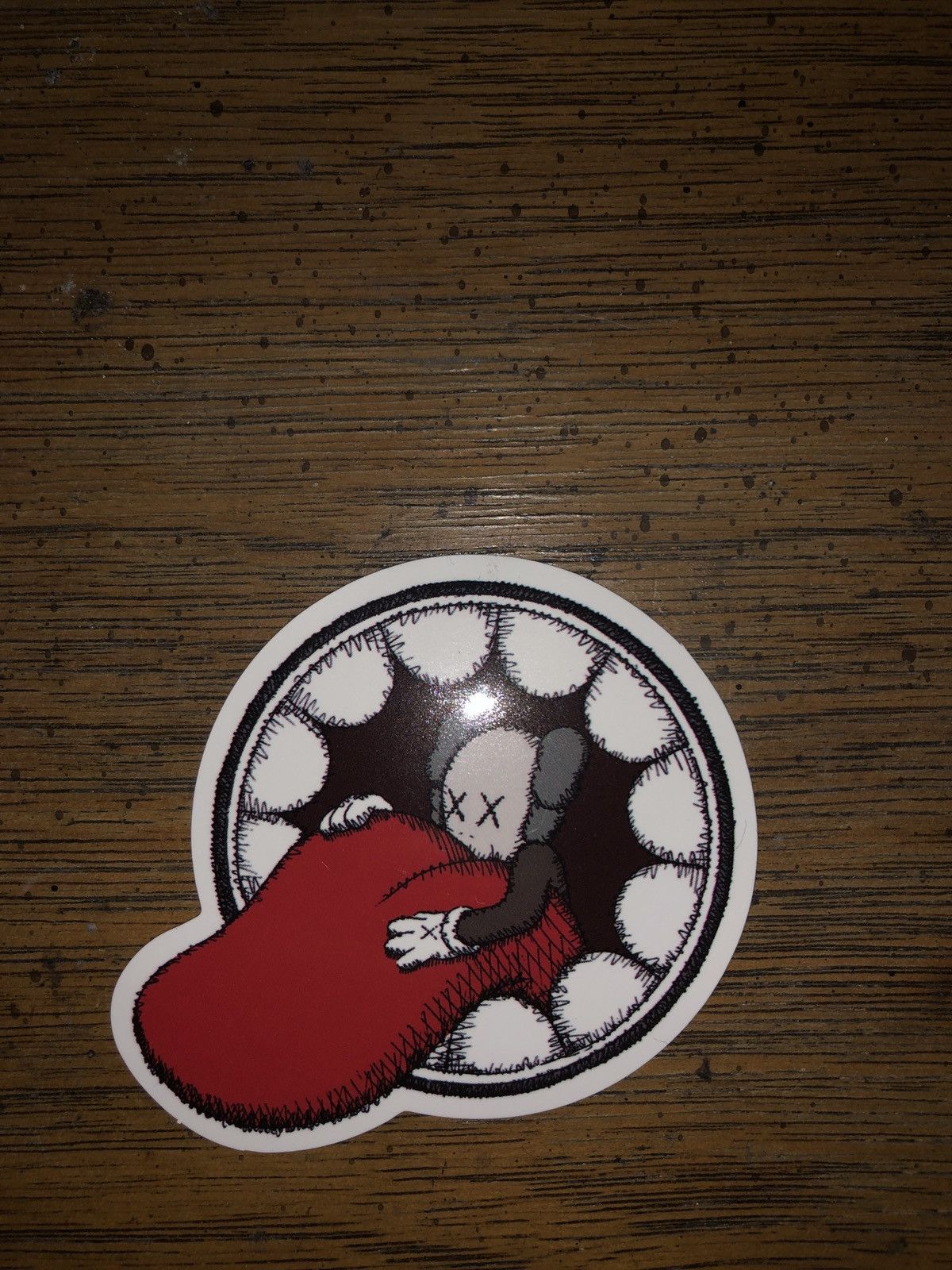 Kaws × Stickers Kaws mouth sticker | Grailed