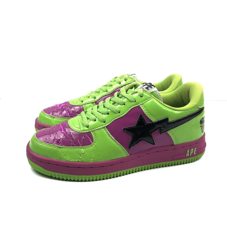 Bape × Marvel Comics 2004 Hulk Marvel BAPESTA OG A Bathing Ape | Grailed