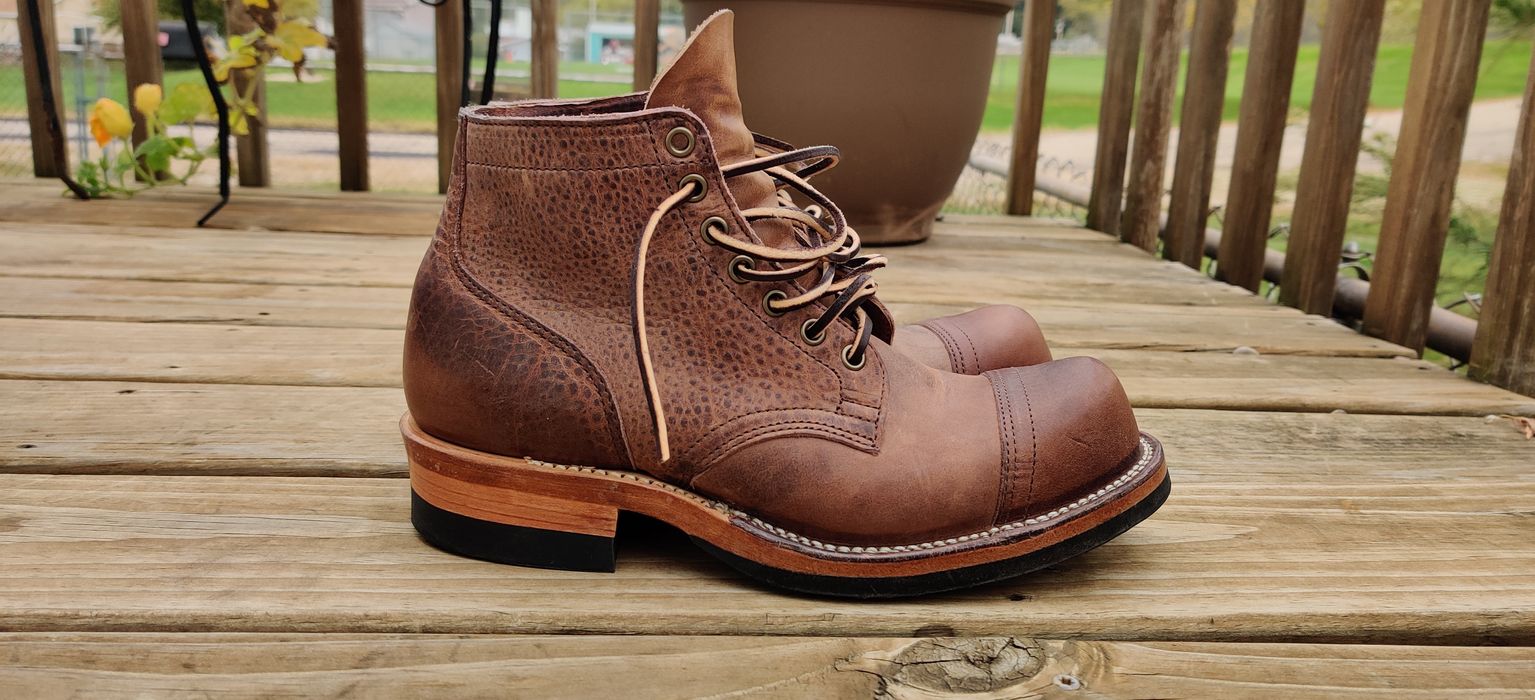 Viberg Viberg Service Boot-310-Vibram 705-Brown Olive Tan | Grailed