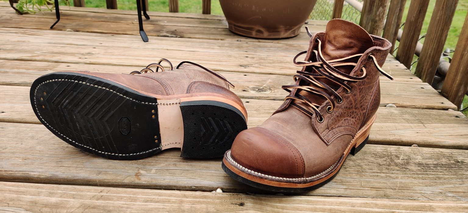 Viberg Viberg Service Boot-310-Vibram 705-Brown Olive Tan | Grailed