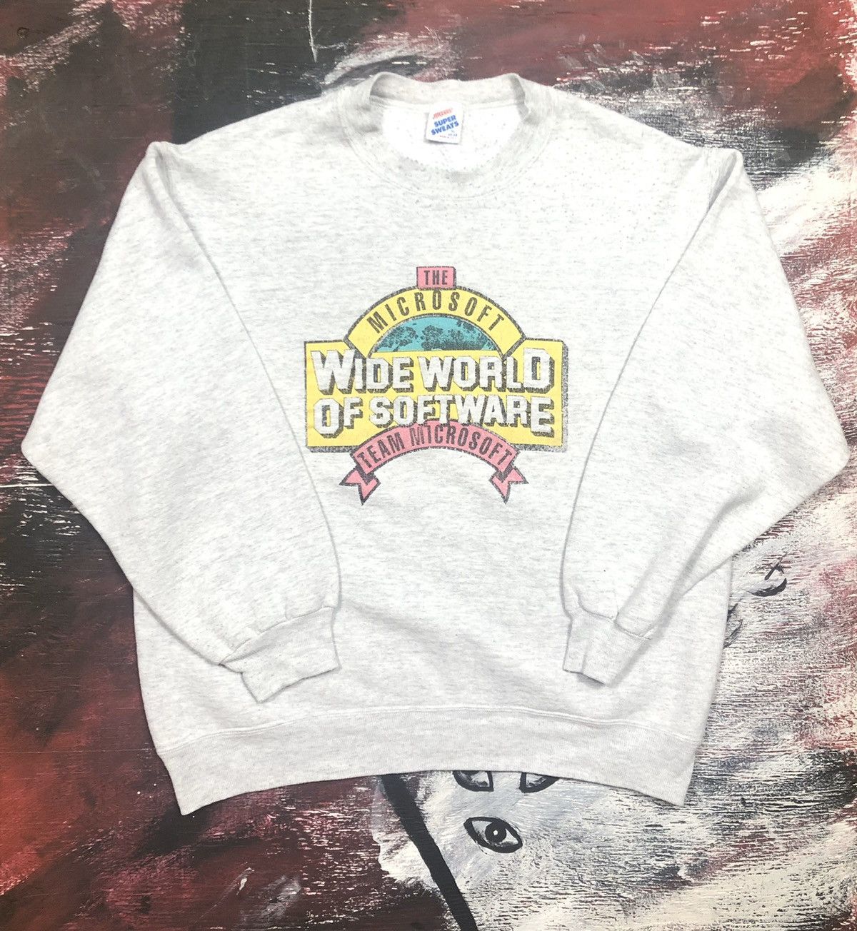 Made In Usa × Microsoft × Vintage 80s Vintage Microsoft Crewneck ...
