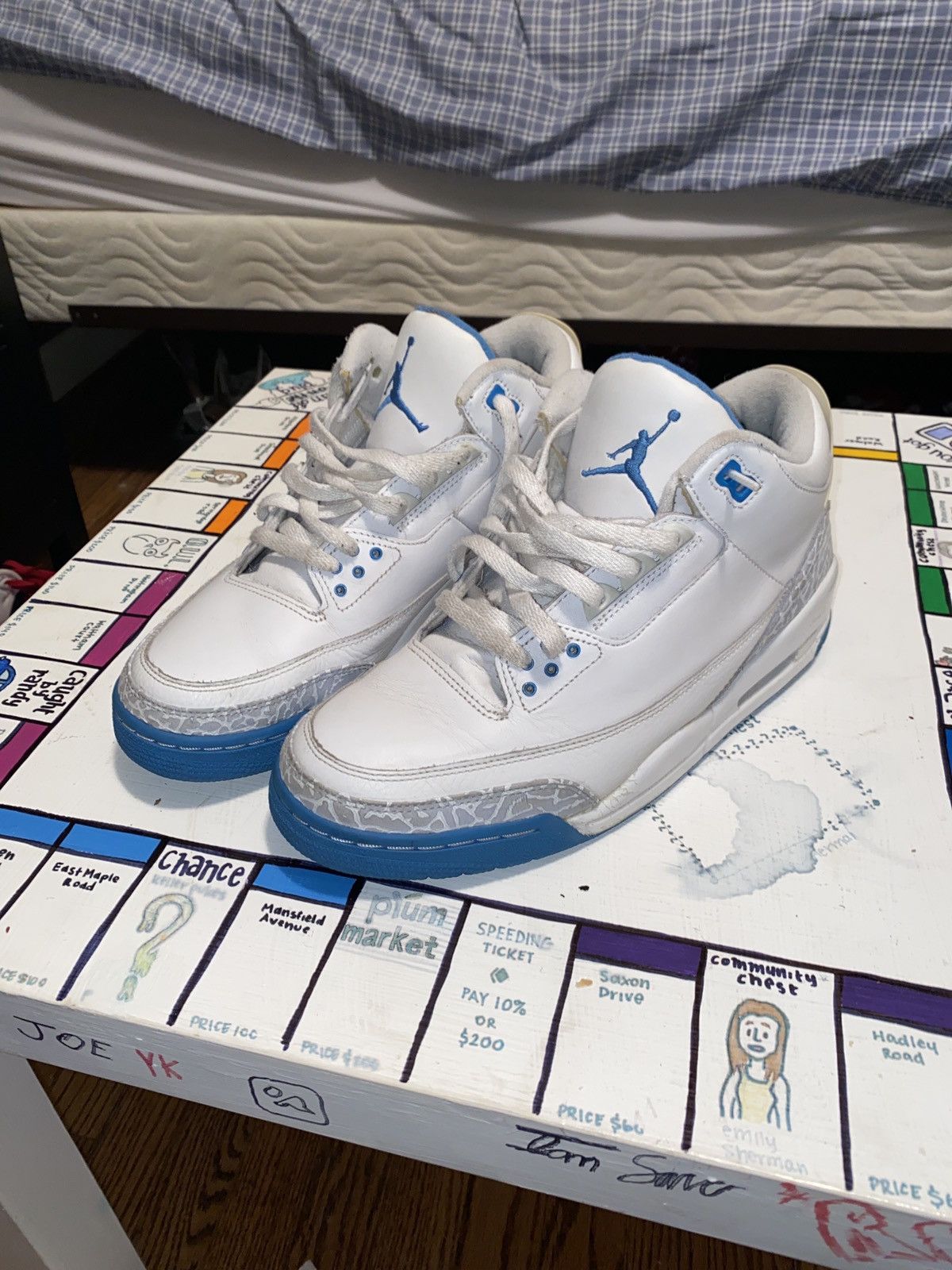 Jordan Brand Woman’s Jordan 3 harbor blue retro | Grailed