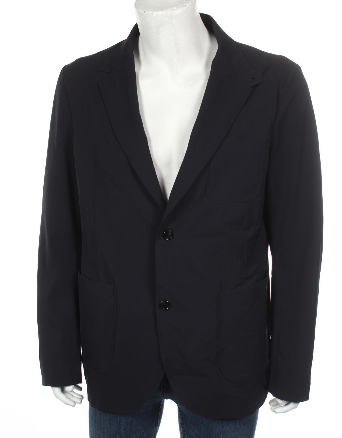 Allegri New Dark Blue Poly Lightweight Stretch Travel Blazer Jacket ...