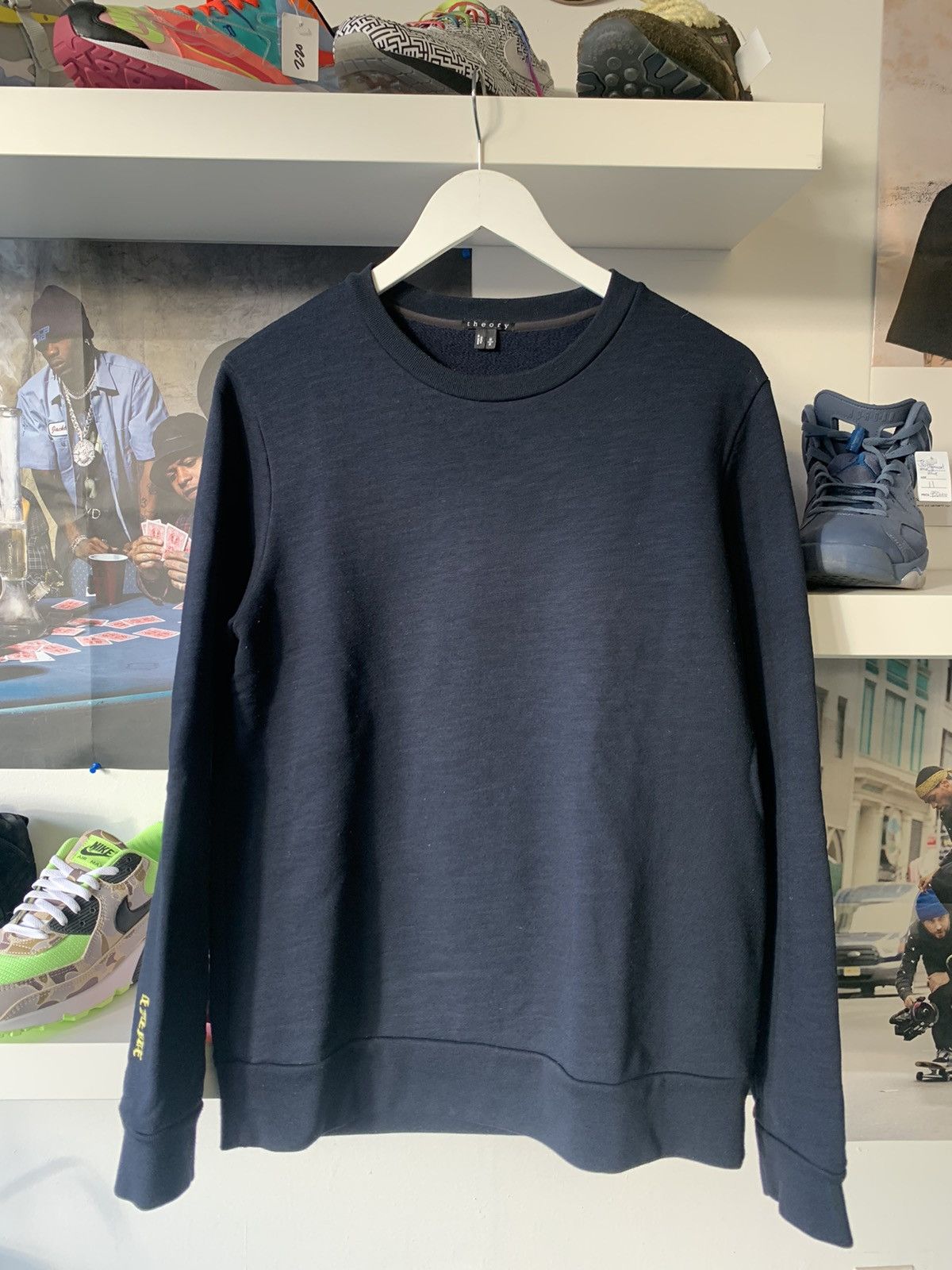 Vintage Theory Reverse Weave Crewneck Y2K Travis Carti Style | Grailed