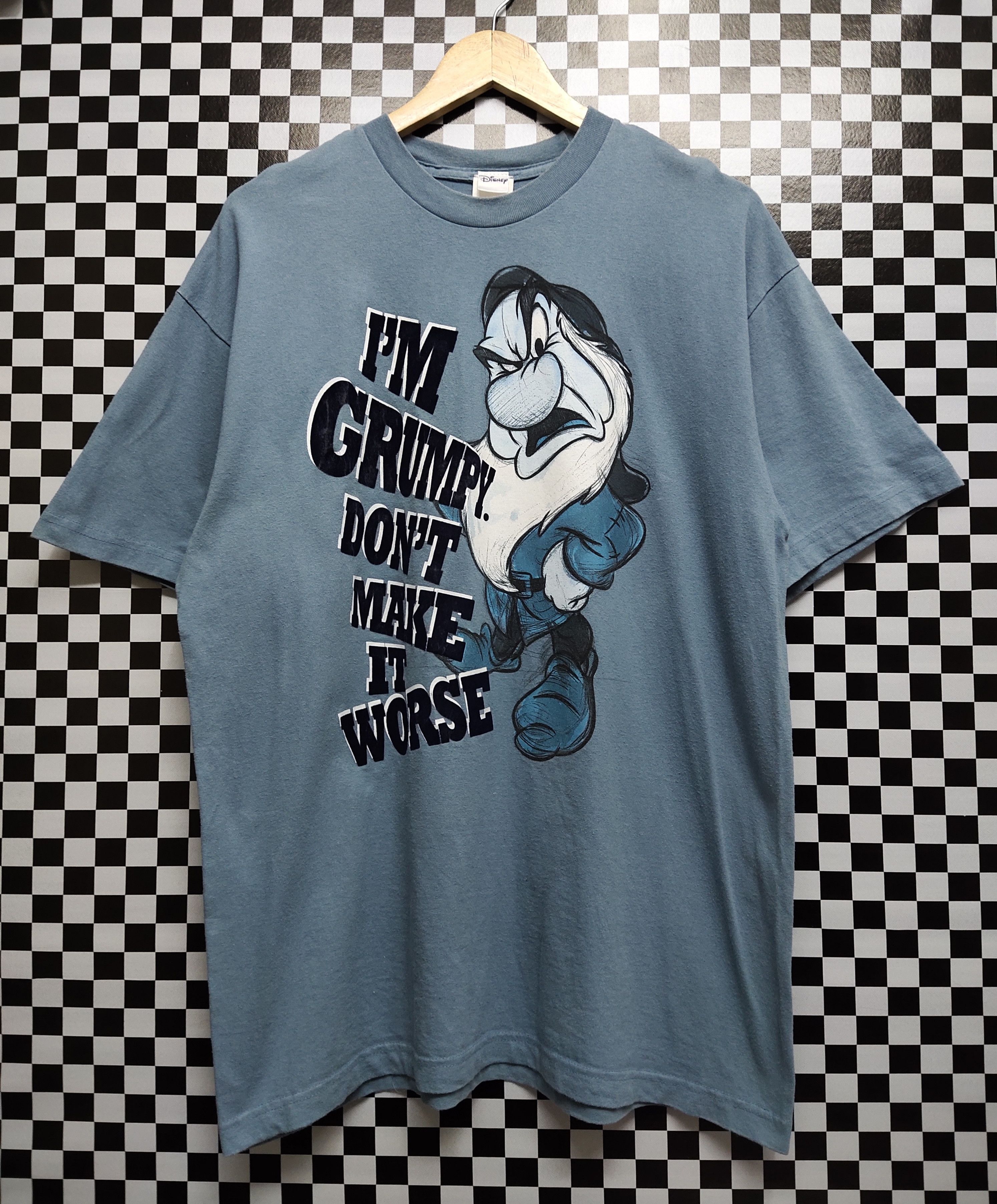 Disney × Vintage 90s Vintage Grumpy Seven Dwarf Disney T Shirt | Grailed