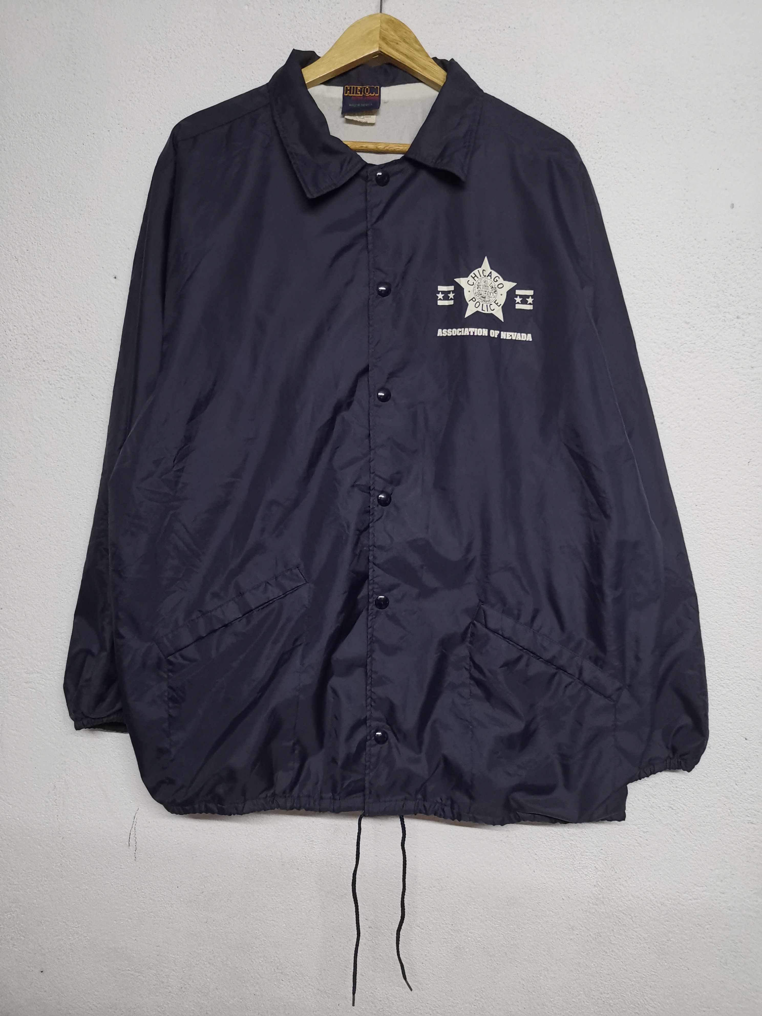 Vintage Hilton Made in USA Chicago Police Coach Jacket | Grailed