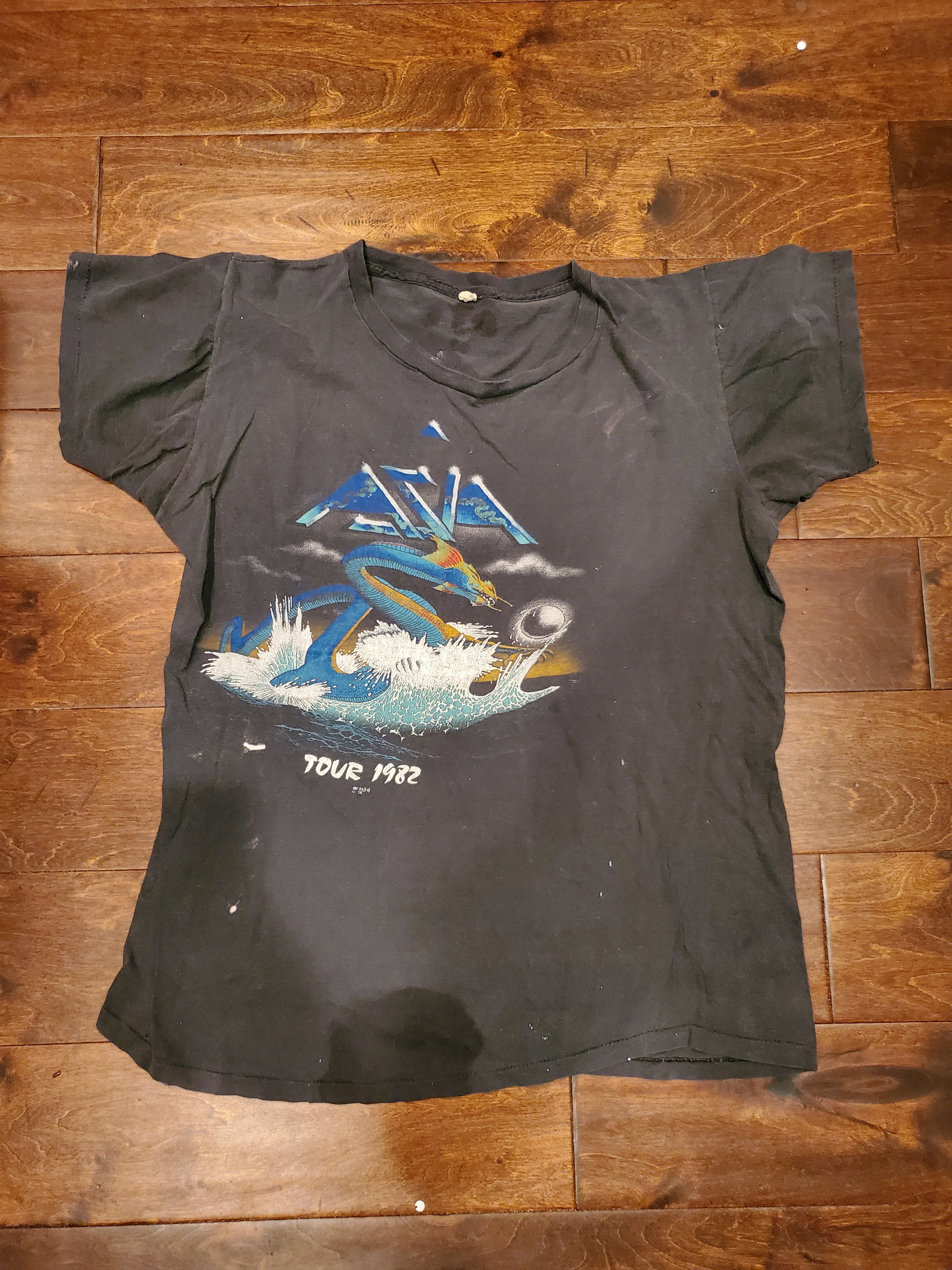 Band Tees × Screen Stars × Vintage Vintage 1982 Asia Band T-shirt | Grailed